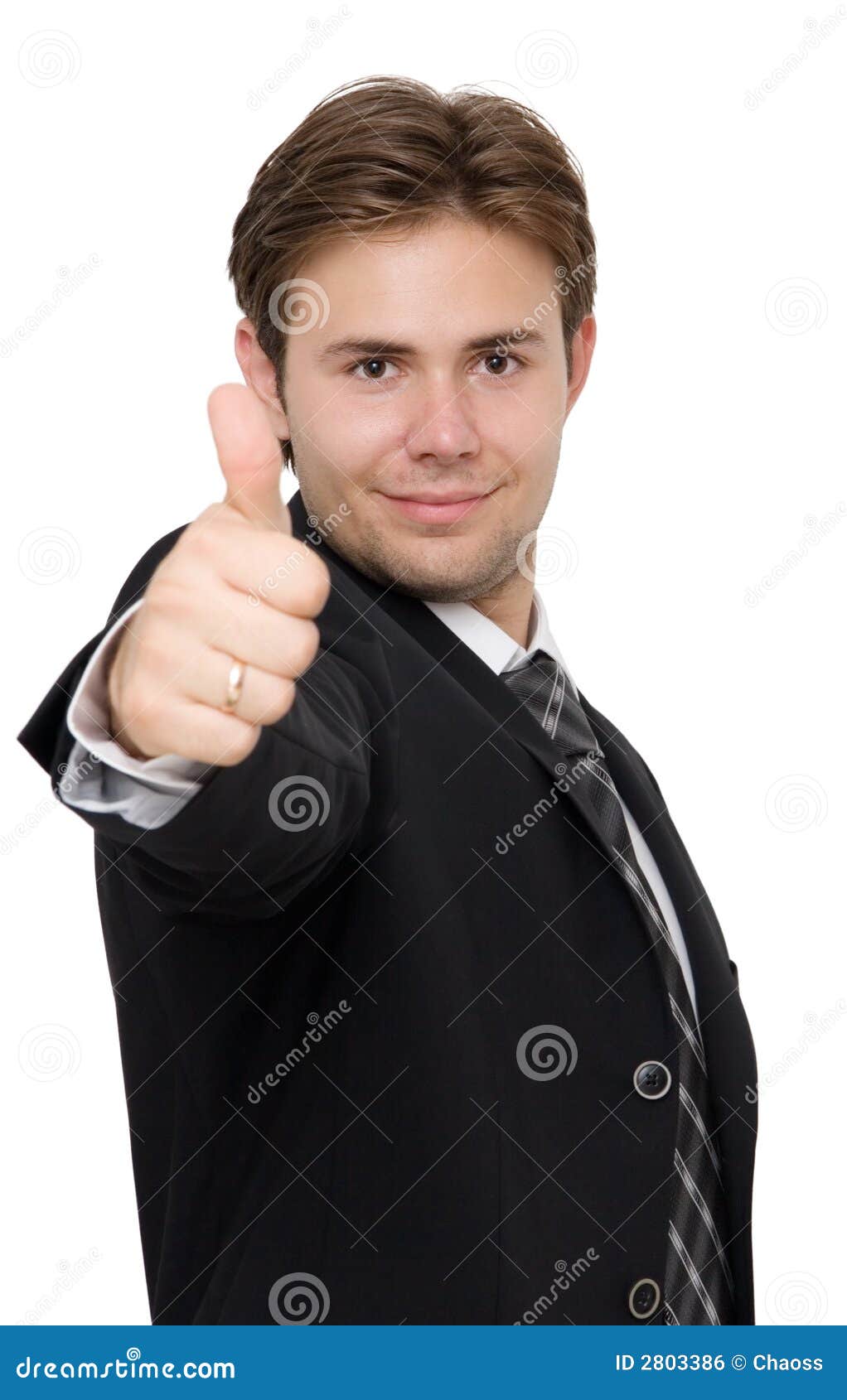 Businessman excellent sign stock photo. Image of joyful - 2803386