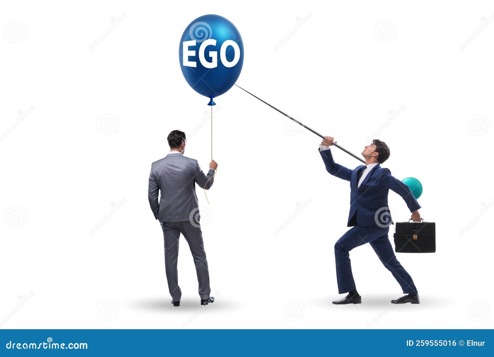 Businessman in Excessive Ego Concept Stock Photo - Image of boss ...