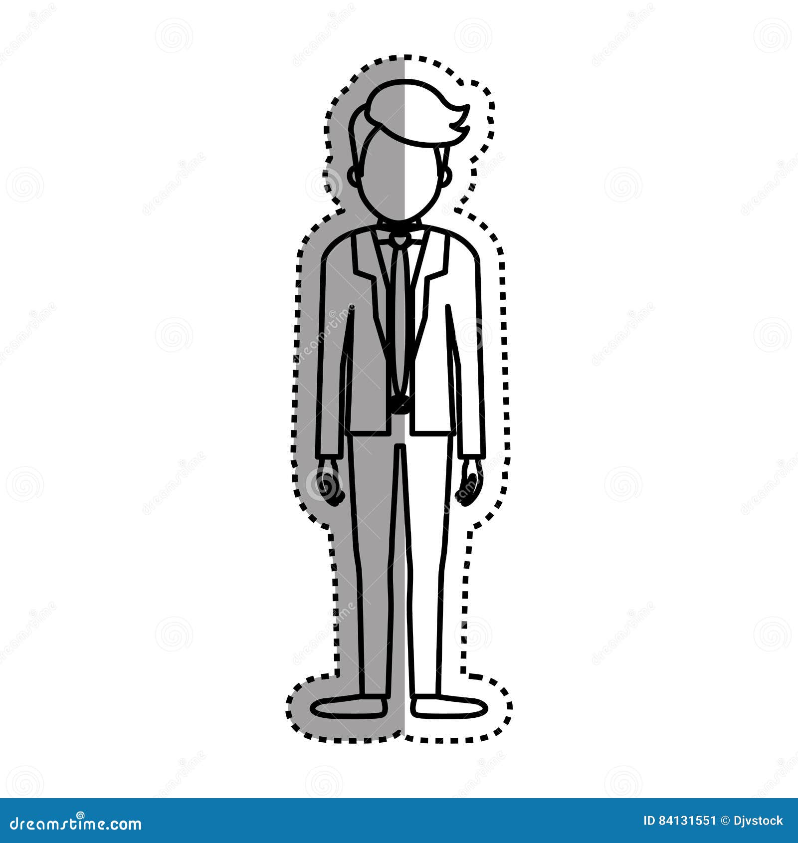 Businessman Executive Profile Stock Illustration - Illustration of user ...