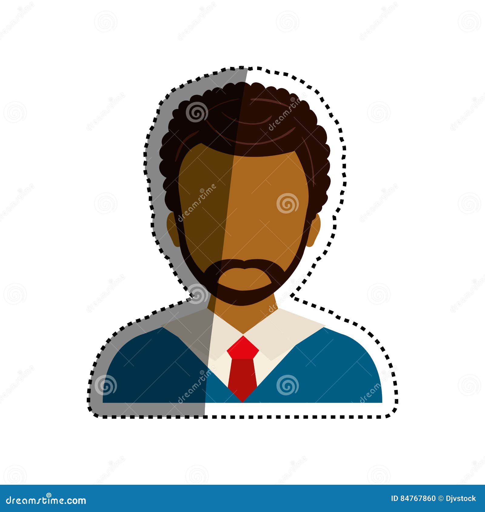 Businessman Executive Profile Stock Illustration - Illustration of ...
