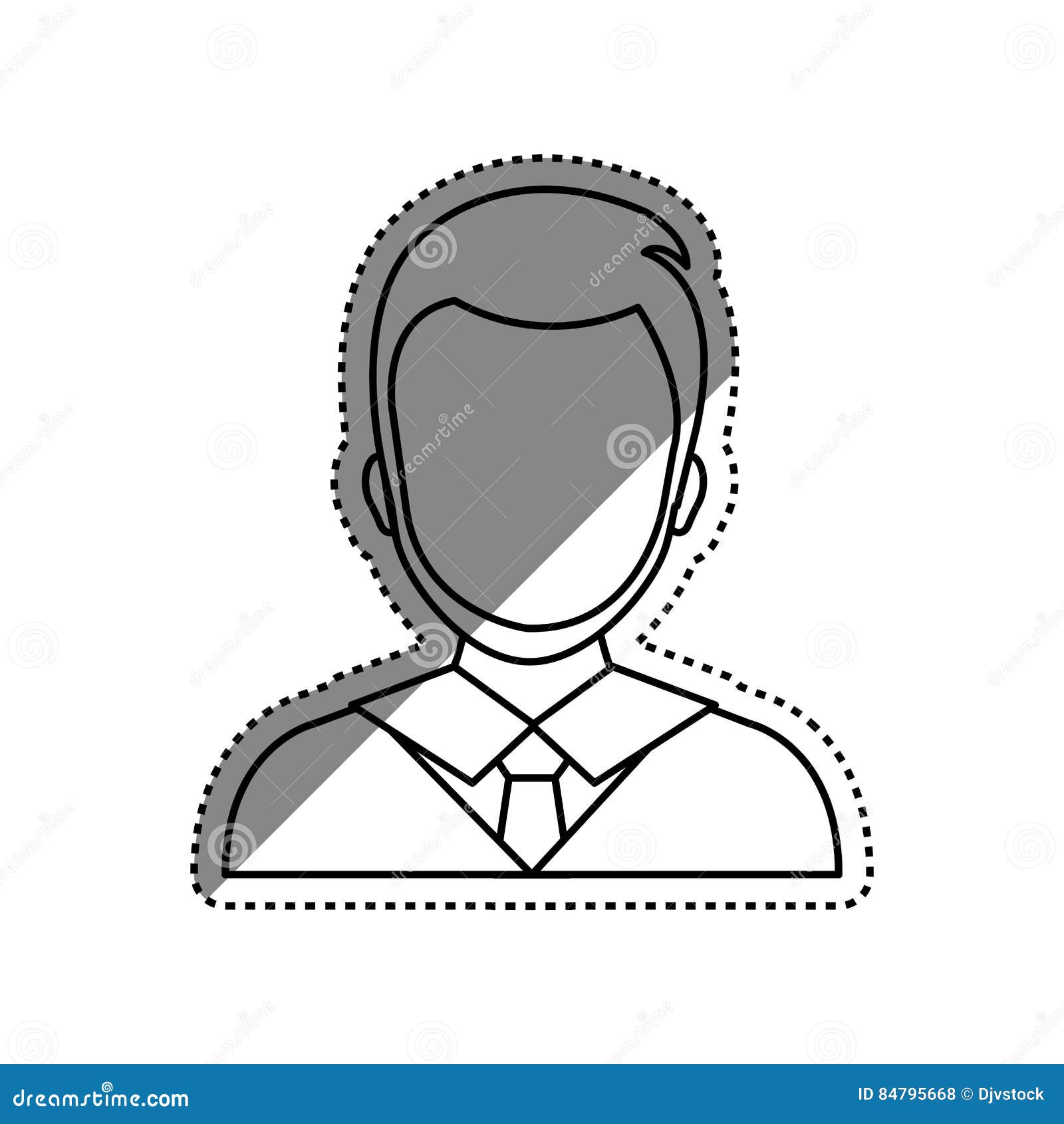 Businessman Executive Profile Stock Illustration - Illustration of ...