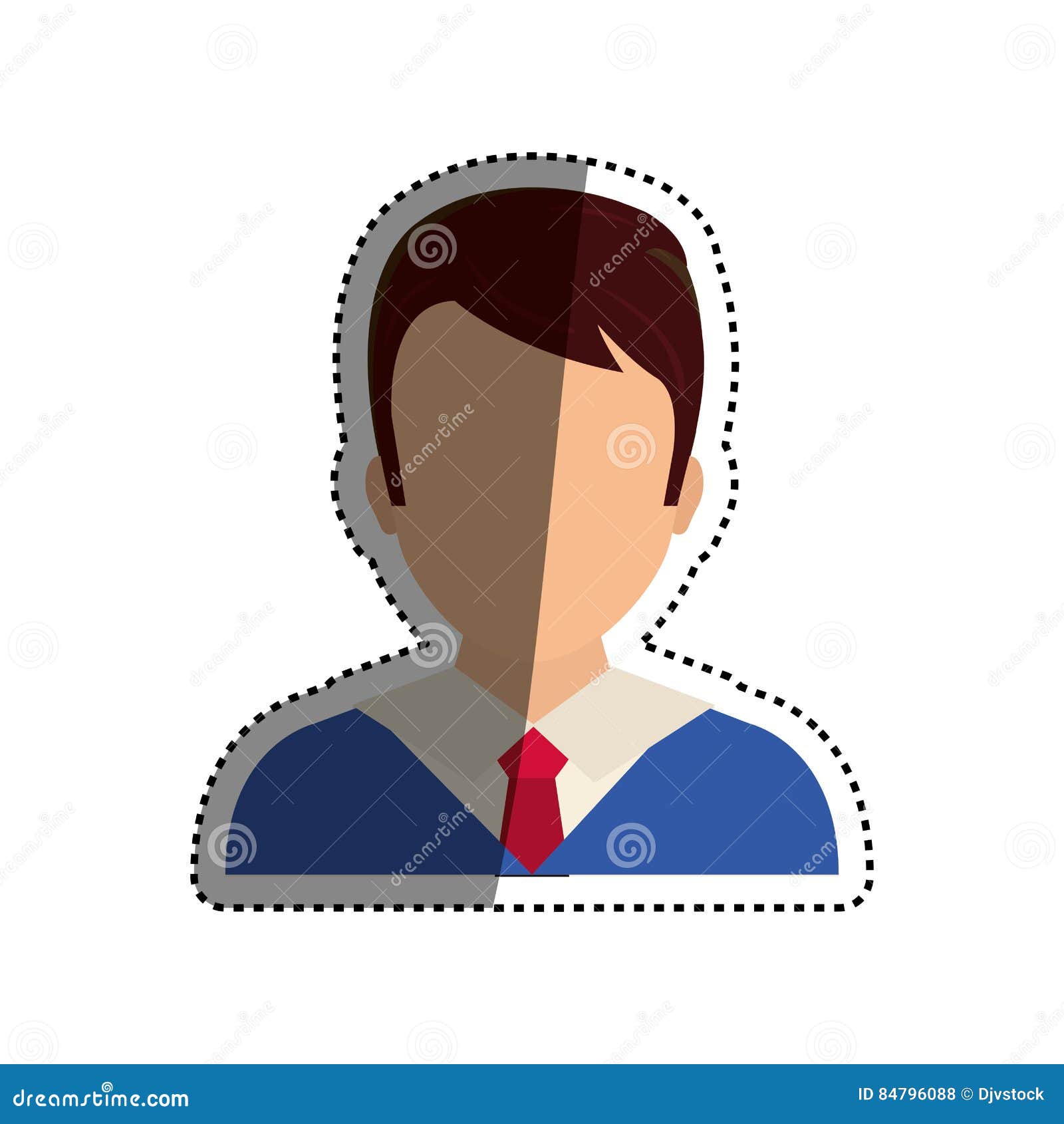 Businessman Executive Profile Stock Illustration - Illustration of ...