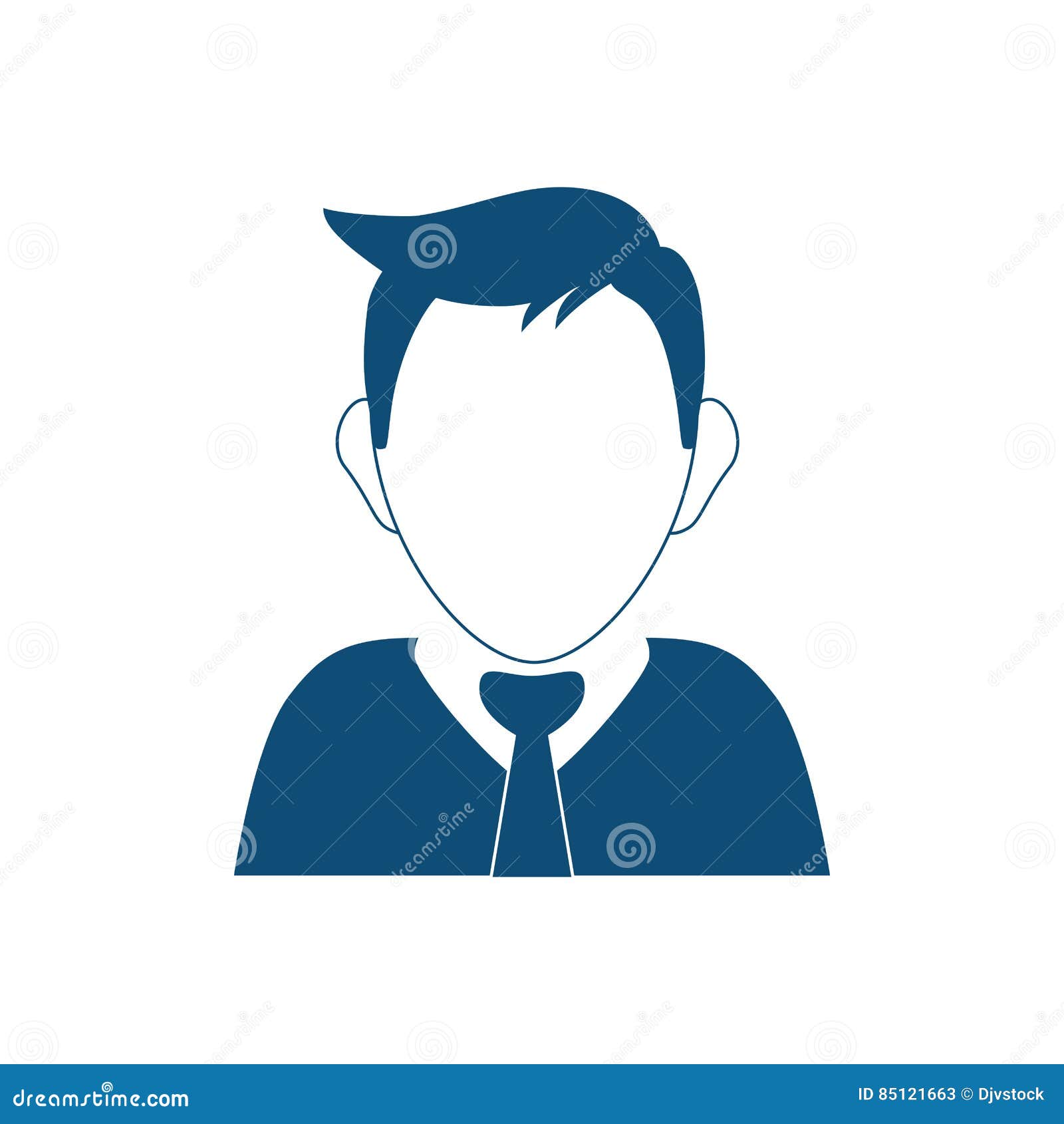 Businessman Executive Profile Stock Illustration - Illustration of ...