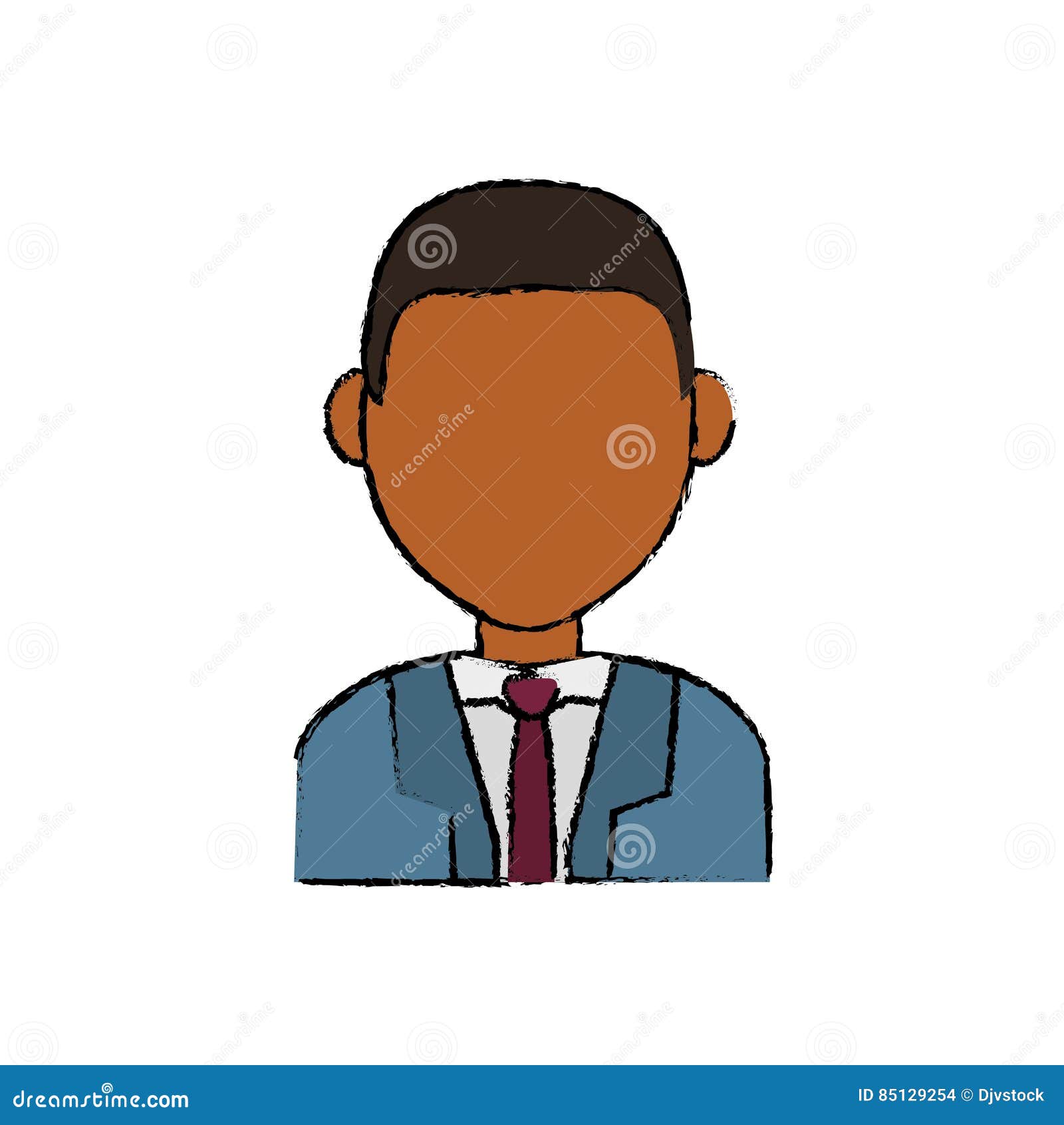 Businessman Executive Profile Stock Illustration - Illustration of sign ...