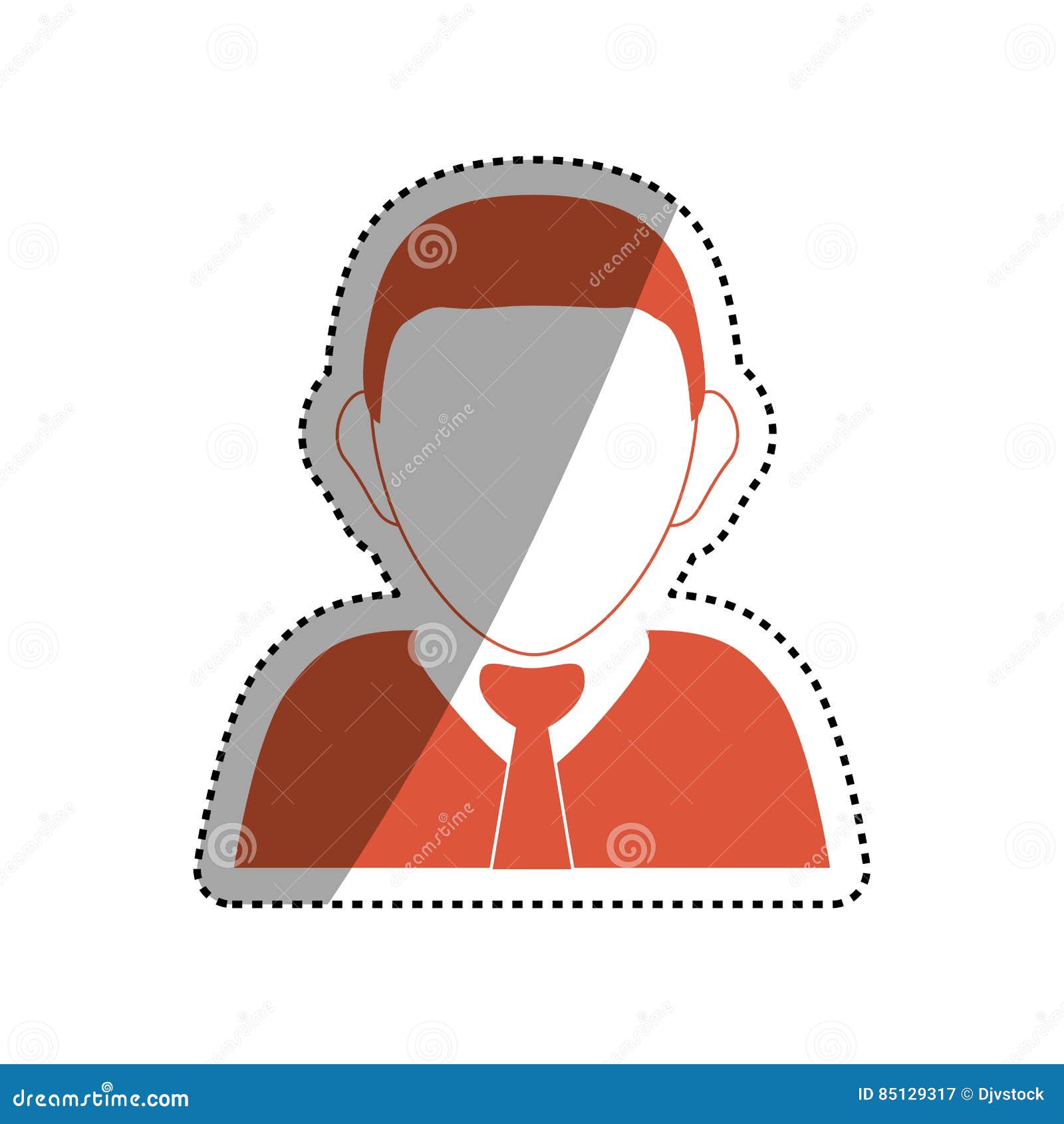 Businessman Executive Profile Stock Illustration - Illustration of ...