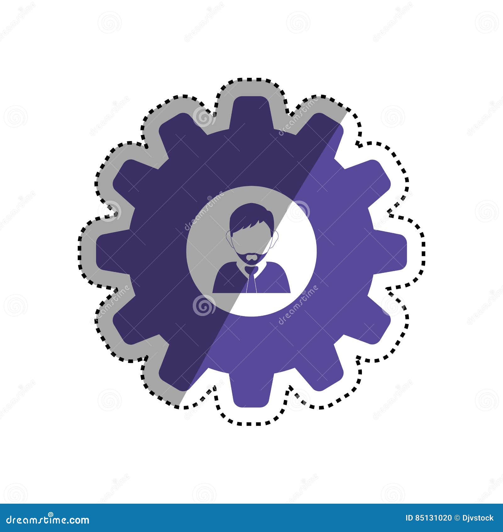 Businessman Executive Profile Stock Illustration - Illustration of ...