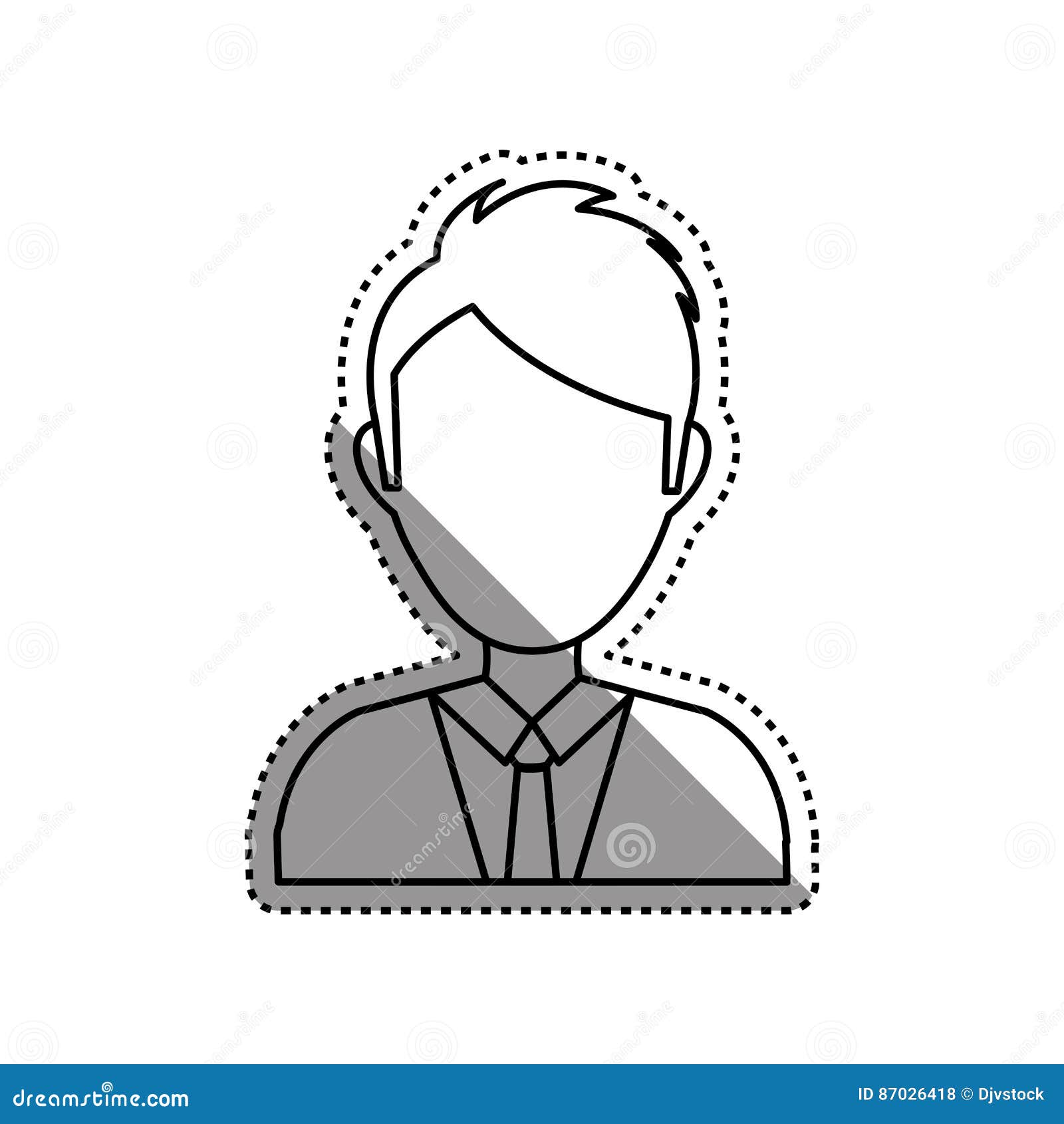 Businessman Executive Profile Stock Illustration - Illustration of ...