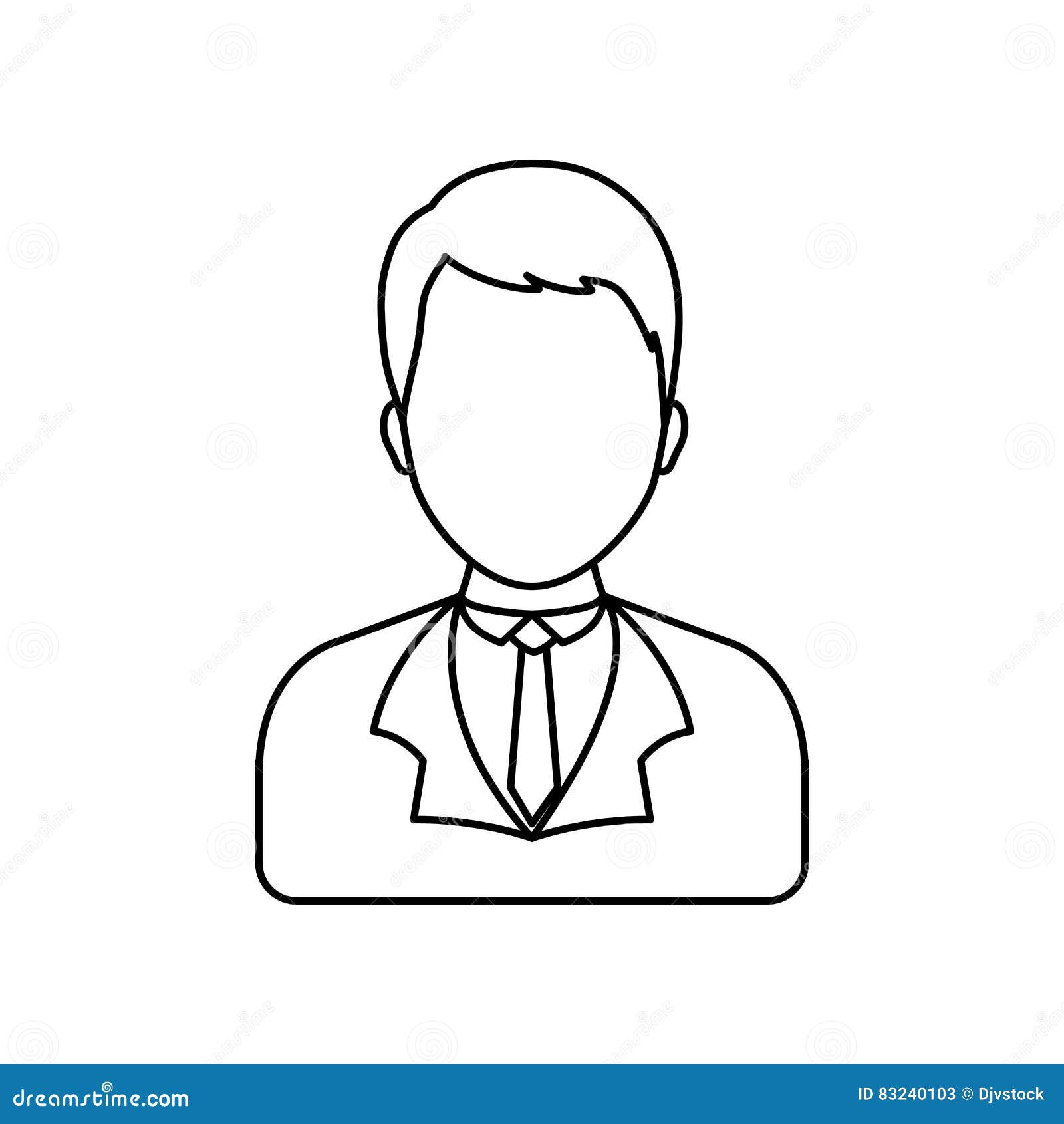 Businessman Executive Profile Stock Vector - Illustration of caucasian ...
