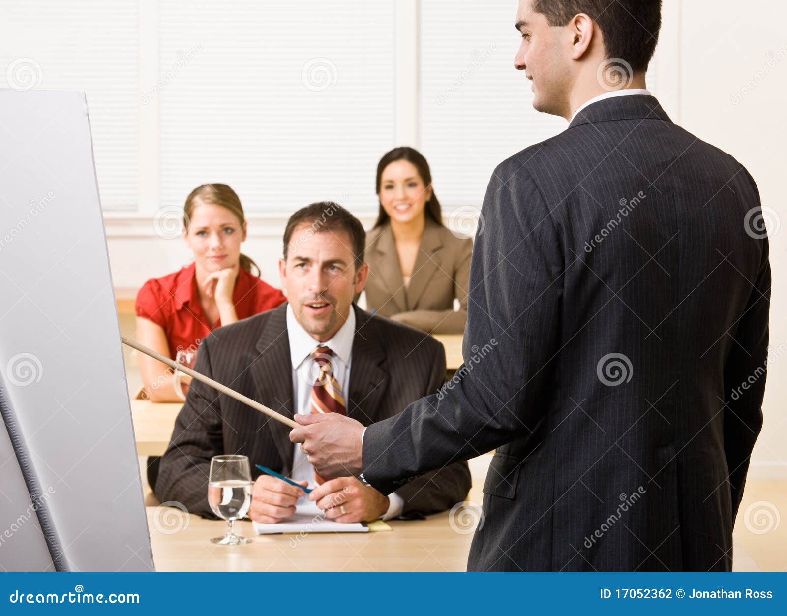 Businessman Explaining Chart Stock Photo - Image of finance, mature ...
