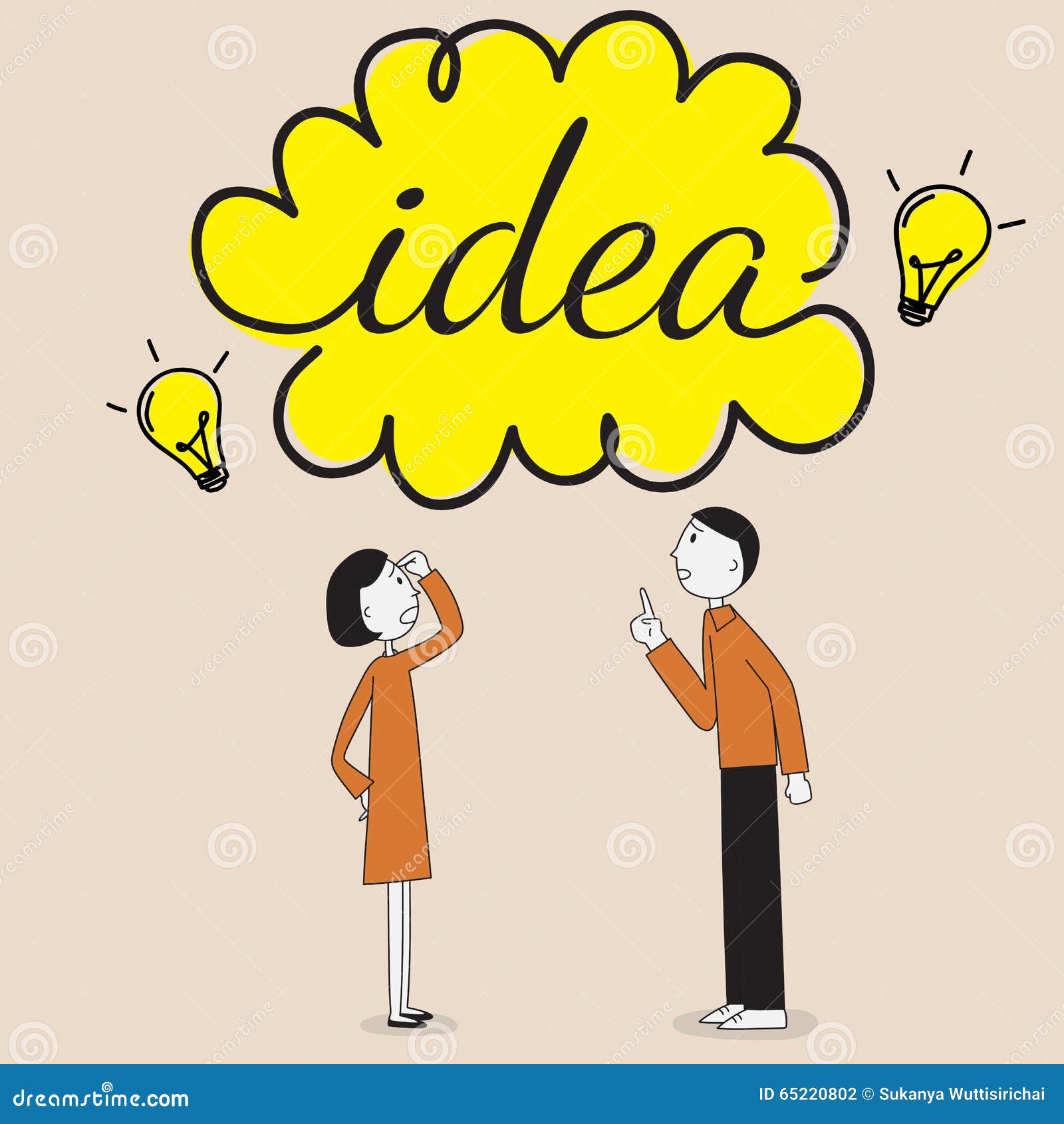 Businessman Explaining And Putting His Finger Vector Cartoon ...