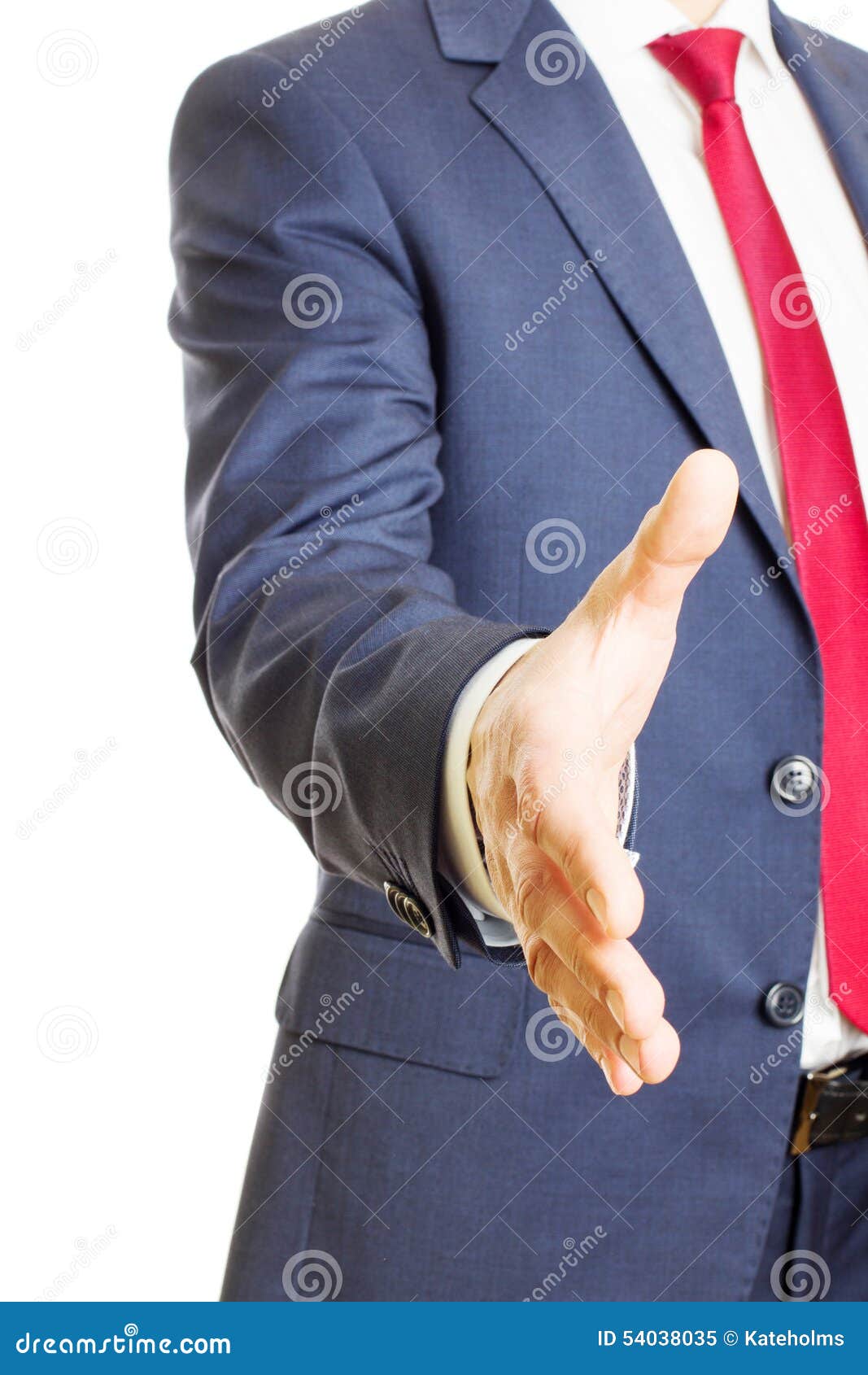 Businessman Extending Hand for Handshake Stock Image - Image of ...
