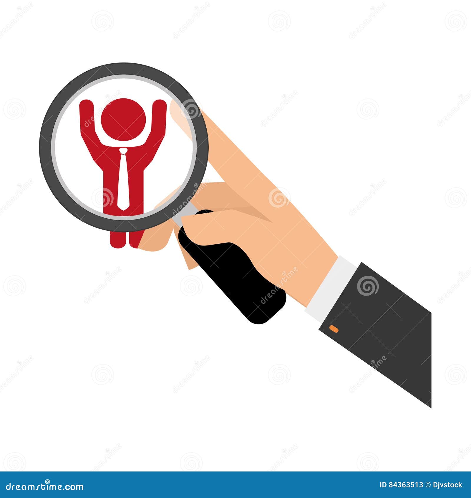 Businessman Faceless Icon Image Stock Illustration - Illustration of ...