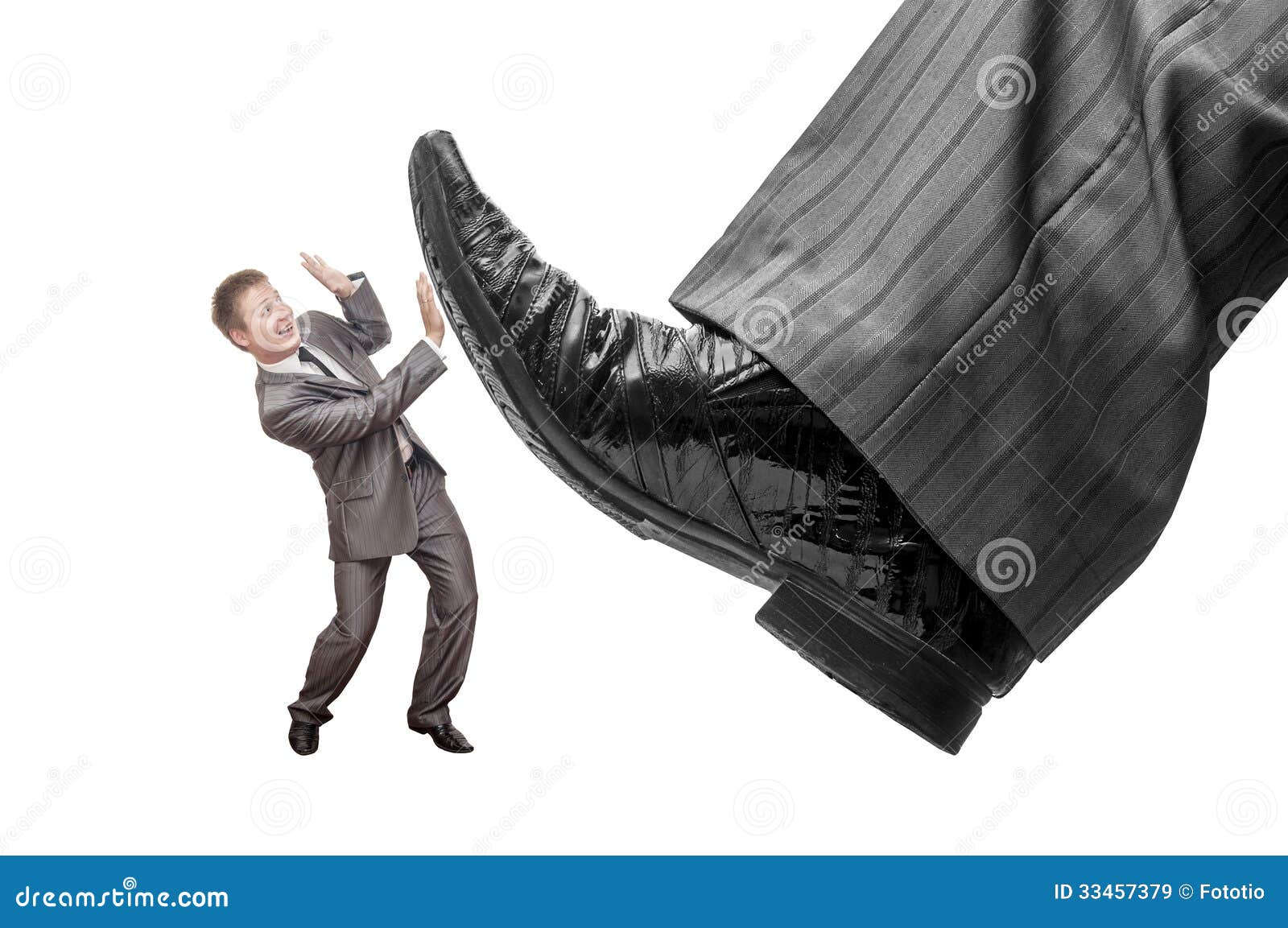 Businessman Fails from the Competition Stock Image - Image of loss ...