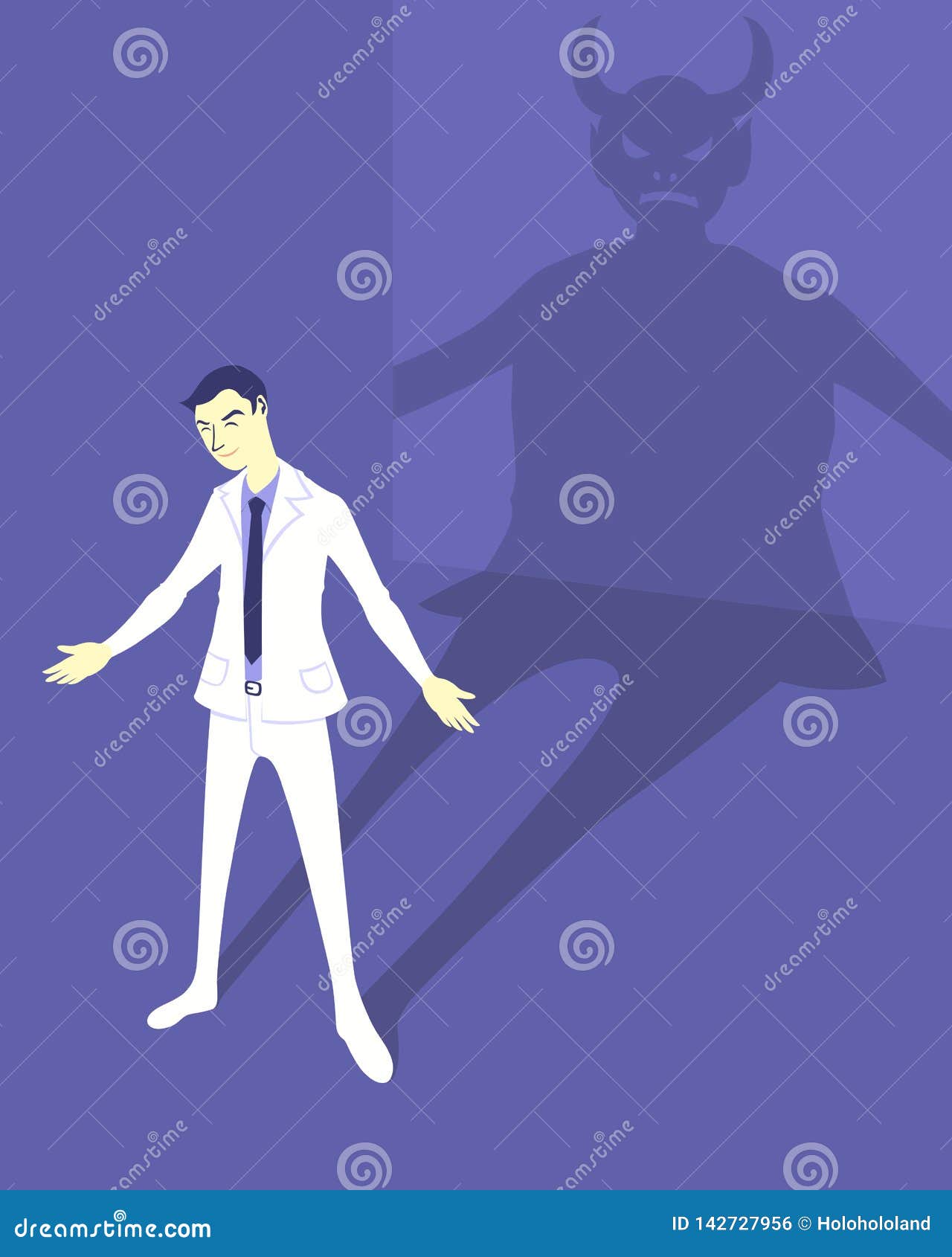 Metaphor background stock vector. Illustration of shadow - 142727956