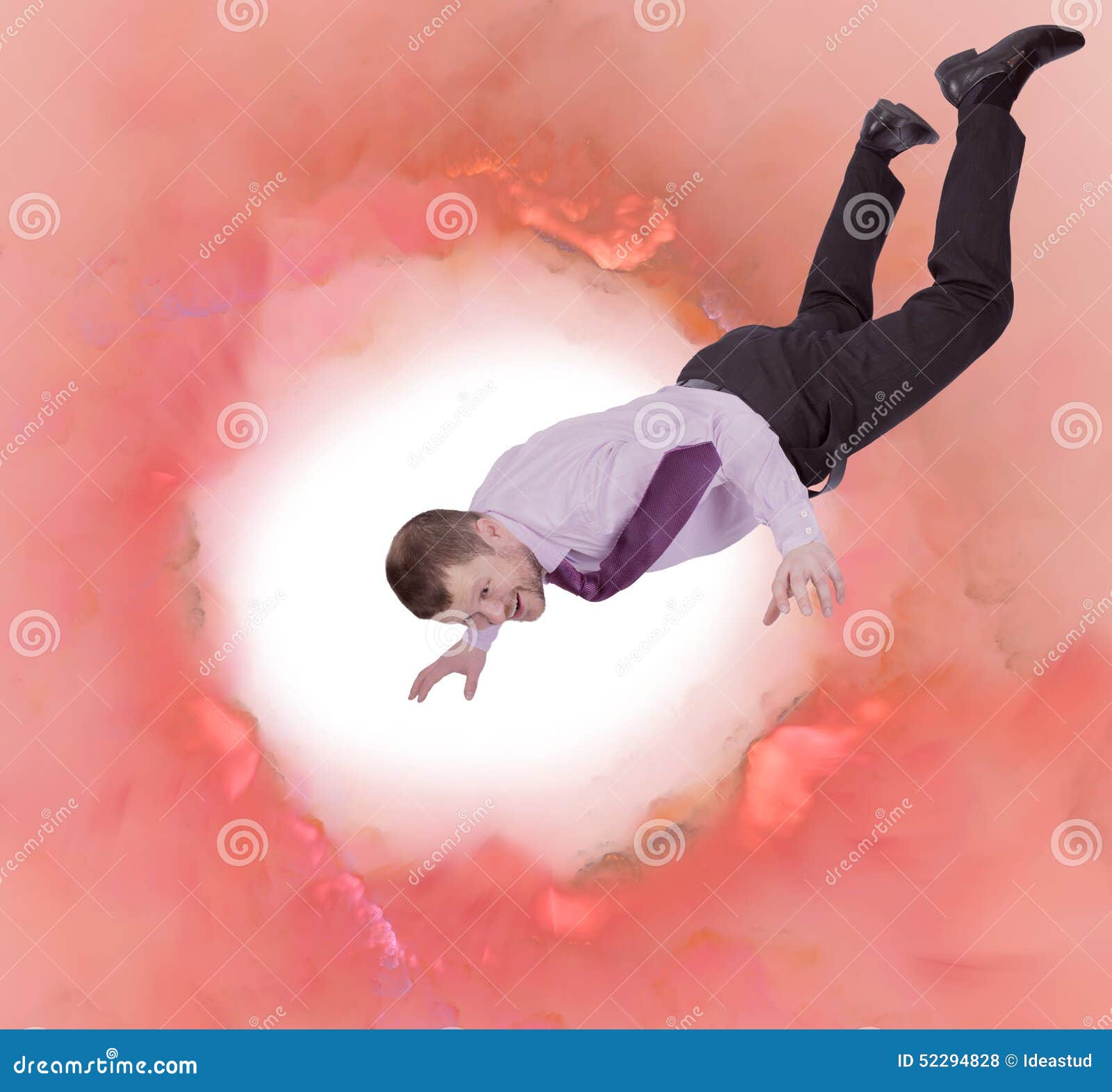 Businessman Falling Down with Abstract Background Stock Photo - Image ...