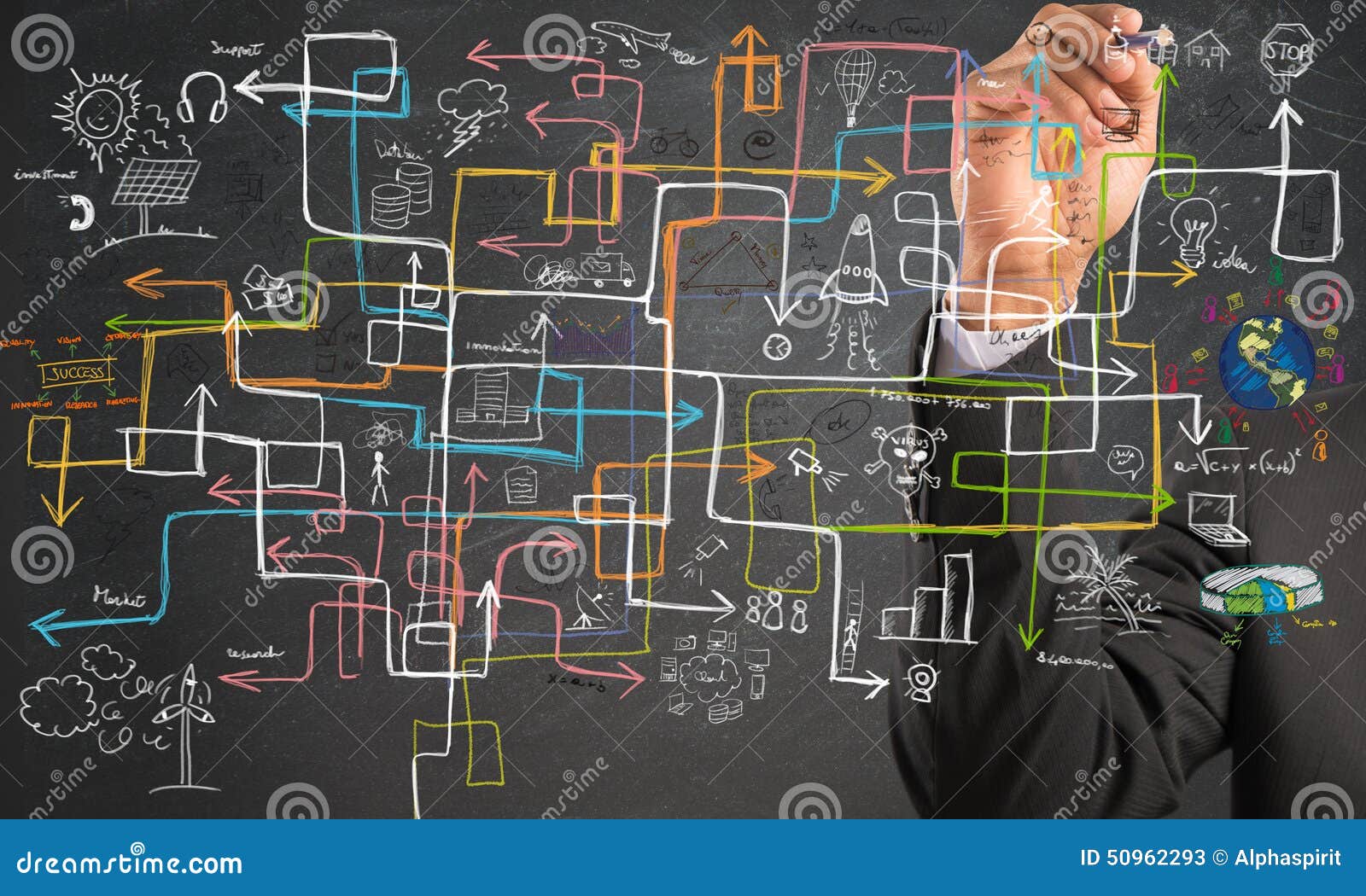 Businessman Find a Solution Stock Image - Image of challenge, plan ...