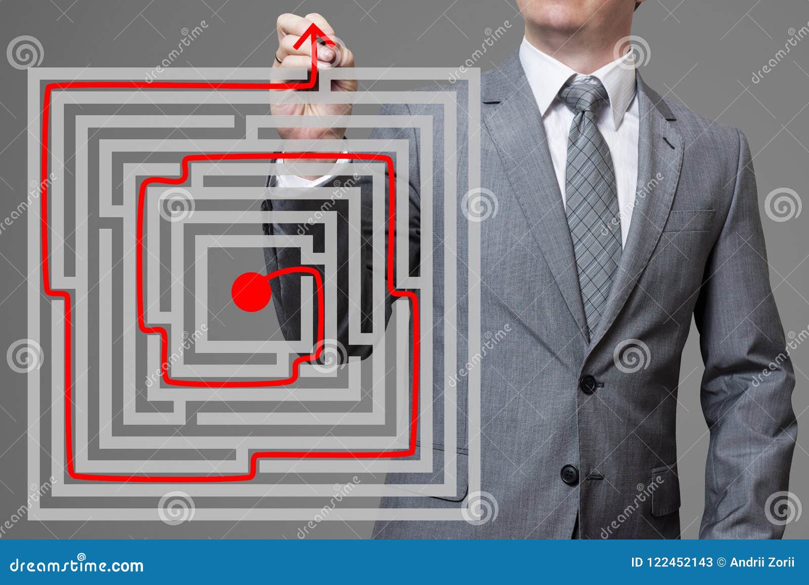 Businessman Finding the Solution of a Maze Stock Image - Image of ... Businessman Finding the Solution of a Maze Stock Image - Image of ...