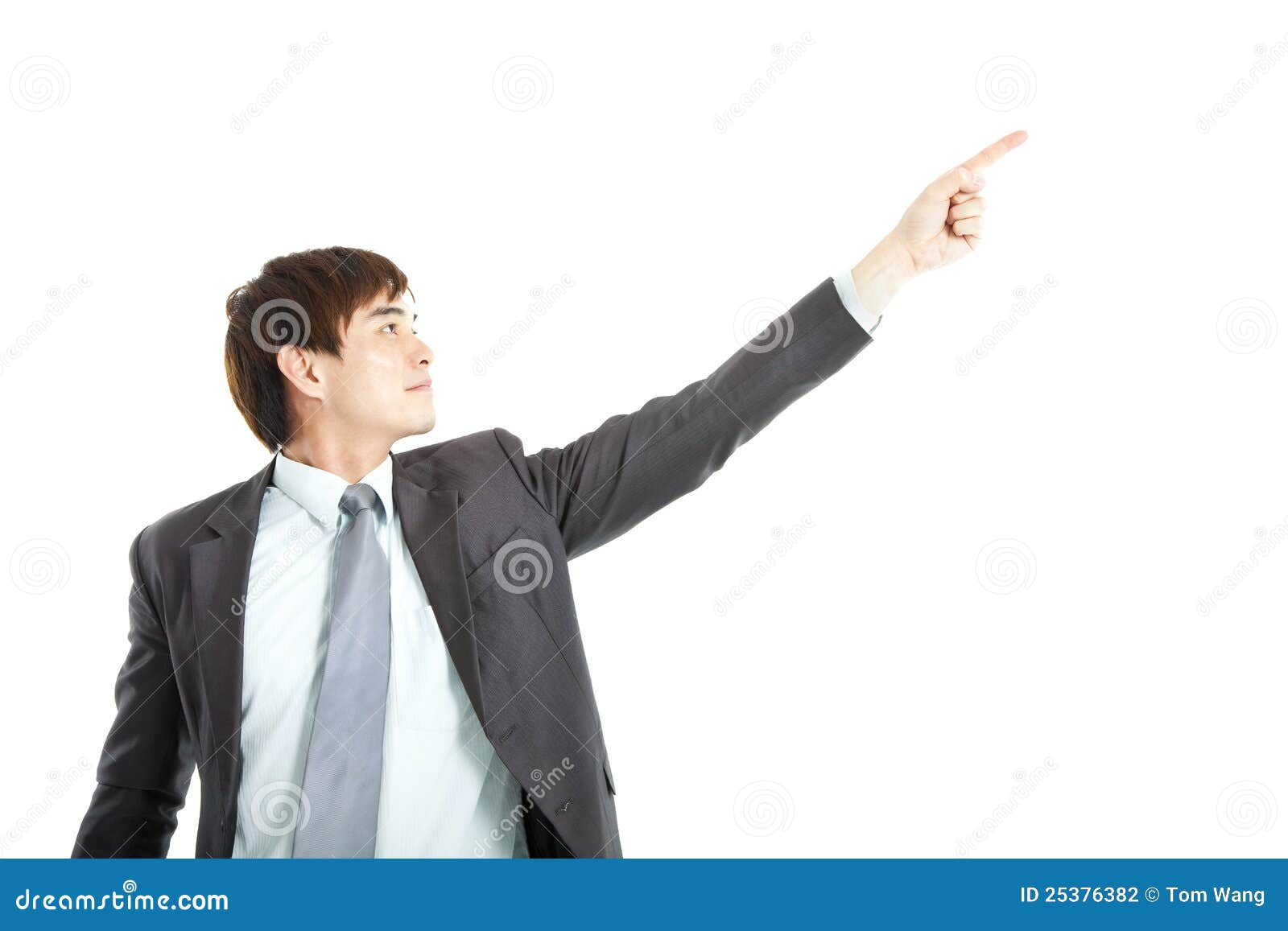 Businessman Finger Pointing Stock Photo - Image of career, sales: 25376382