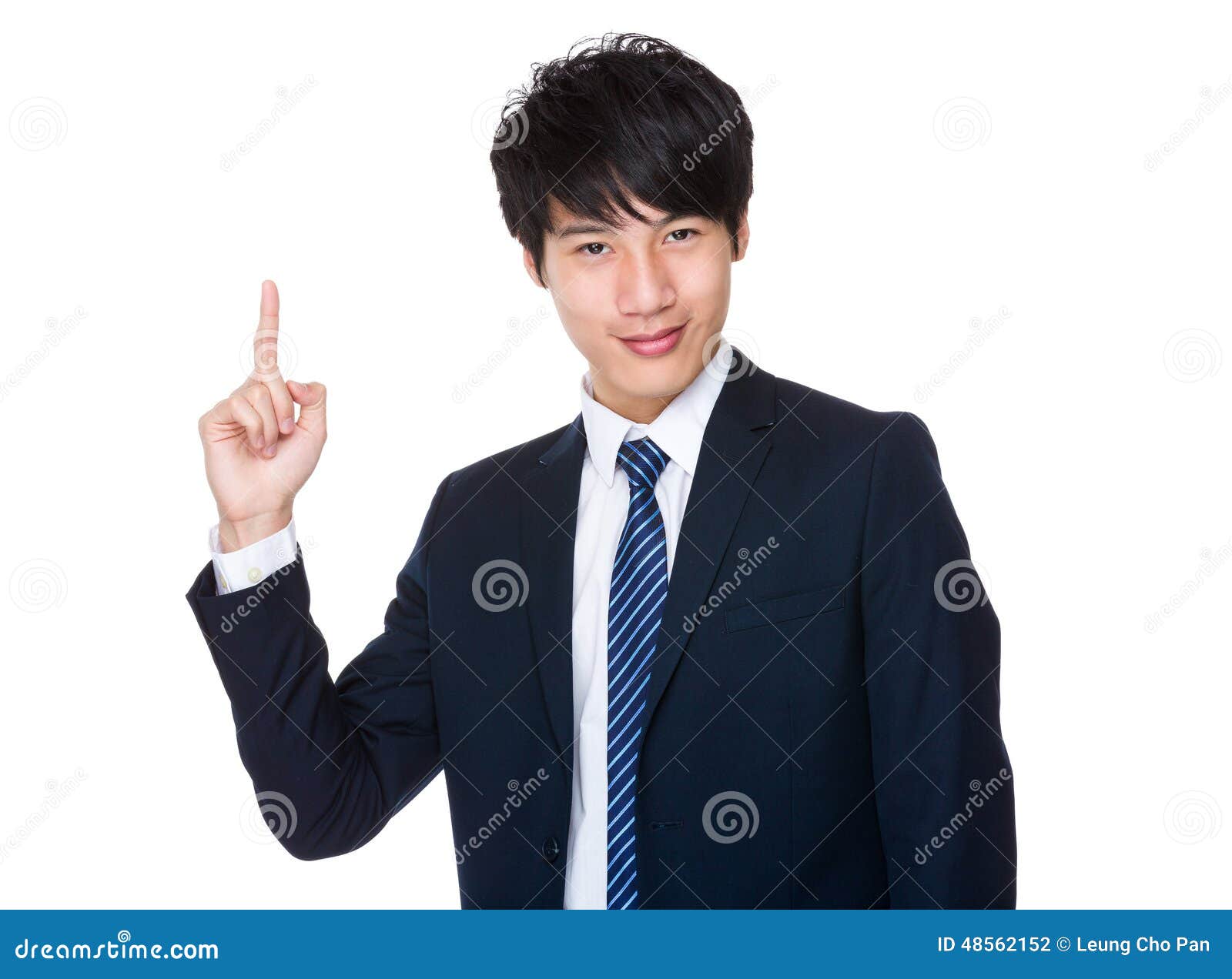 Businessman finger show up stock photo. Image of background - 48562152