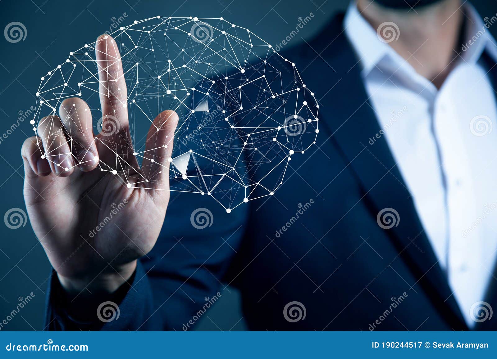 Businessman Finger Touching Brain in Screen Stock Image - Image of ... Businessman Finger Touching Brain in Screen Stock Image - Image of ...