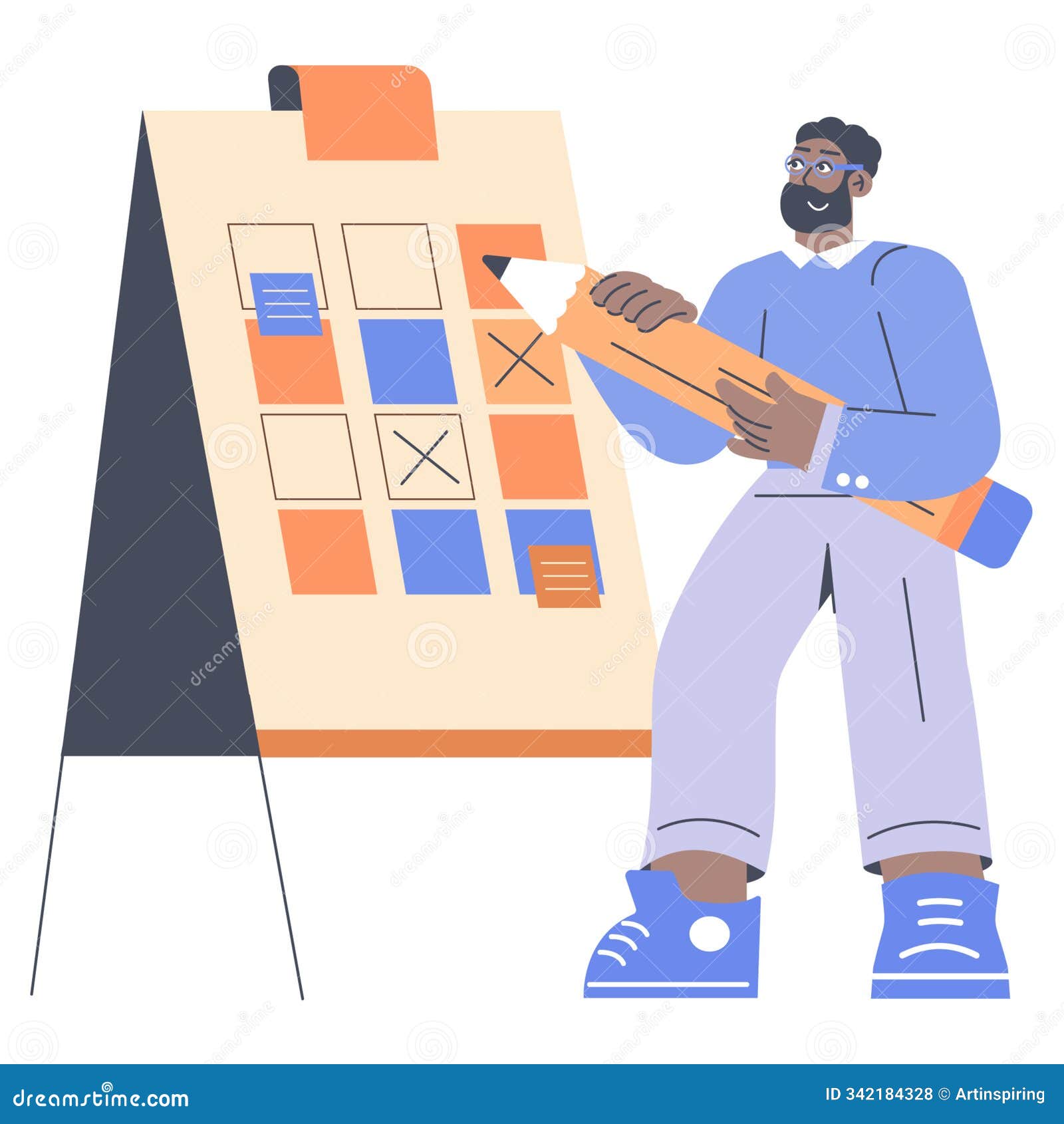 Facilitation Vector Icon Symbol. Creative Sign From Agile Icons ...