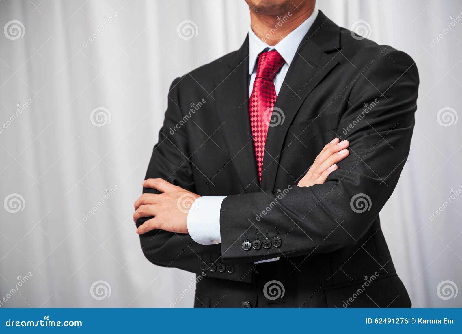 Businessman Folding His Arms Stock Photo - Image of employer, employee ...