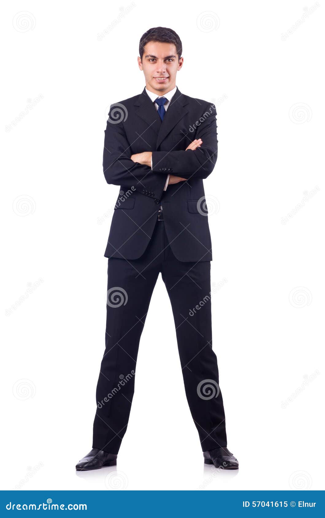 Businessman in Formal Attire Isolated on the White Stock Image - Image ...