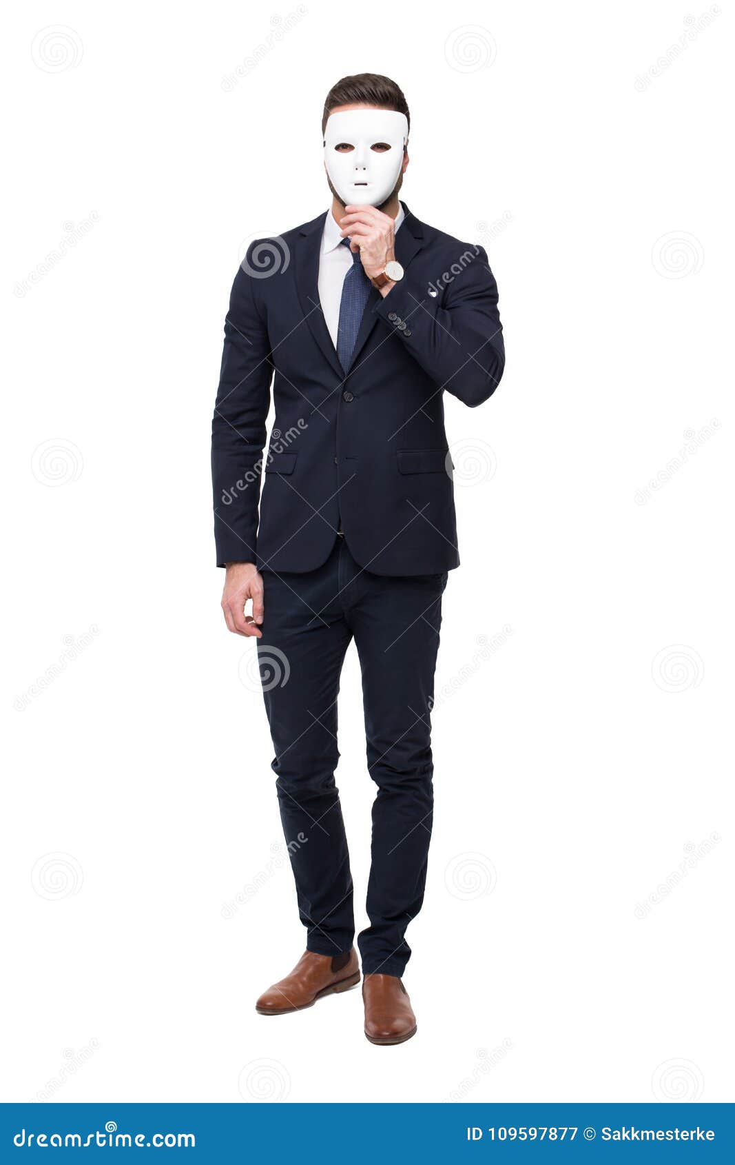 Businessman Holding White Mask Isolated Stock Image - Image of necktie ... Businessman Holding White Mask Isolated Stock Image - Image of necktie ...