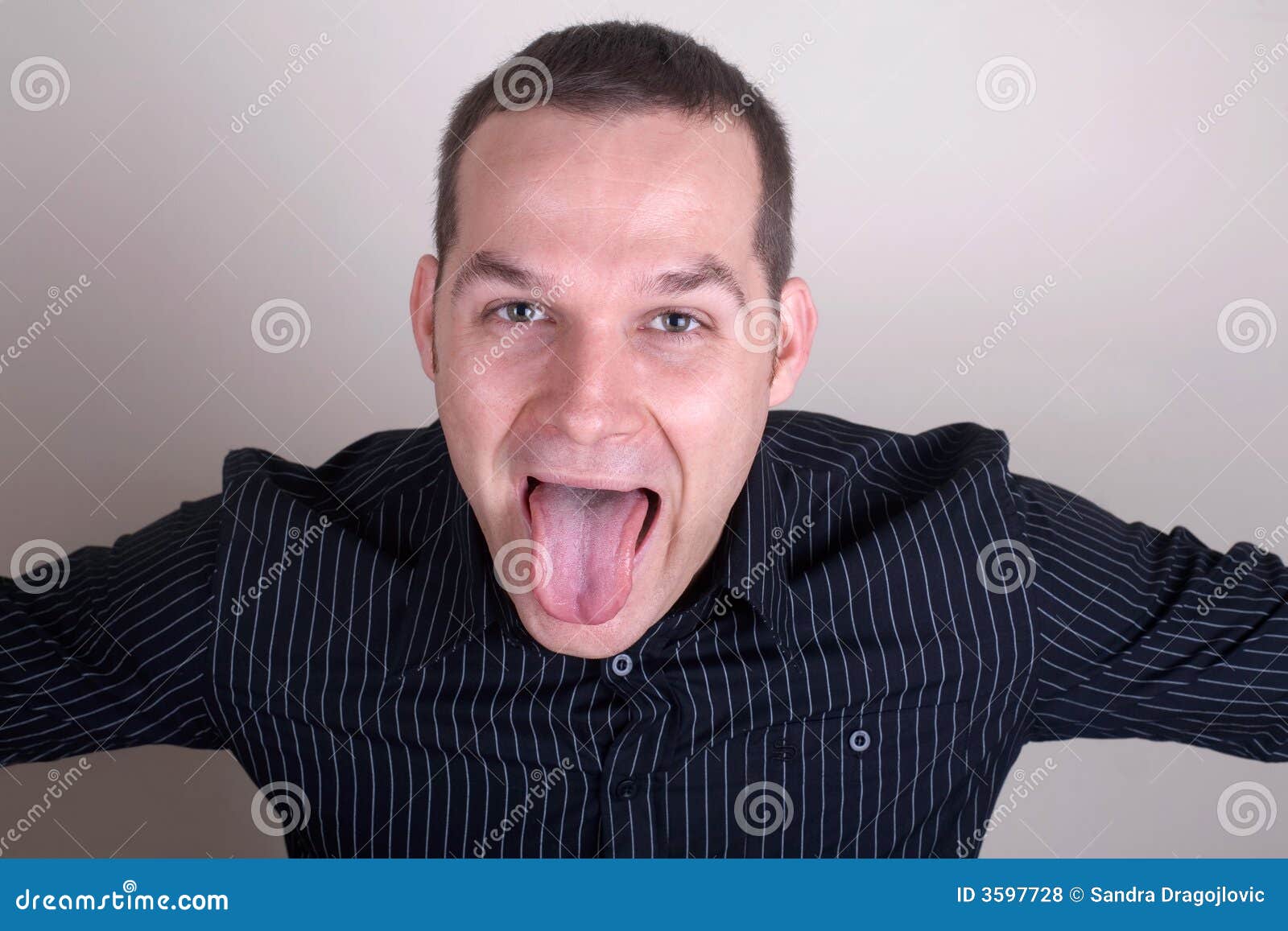 Businessman freaked out stock photo. Image of satisfaction - 3597728