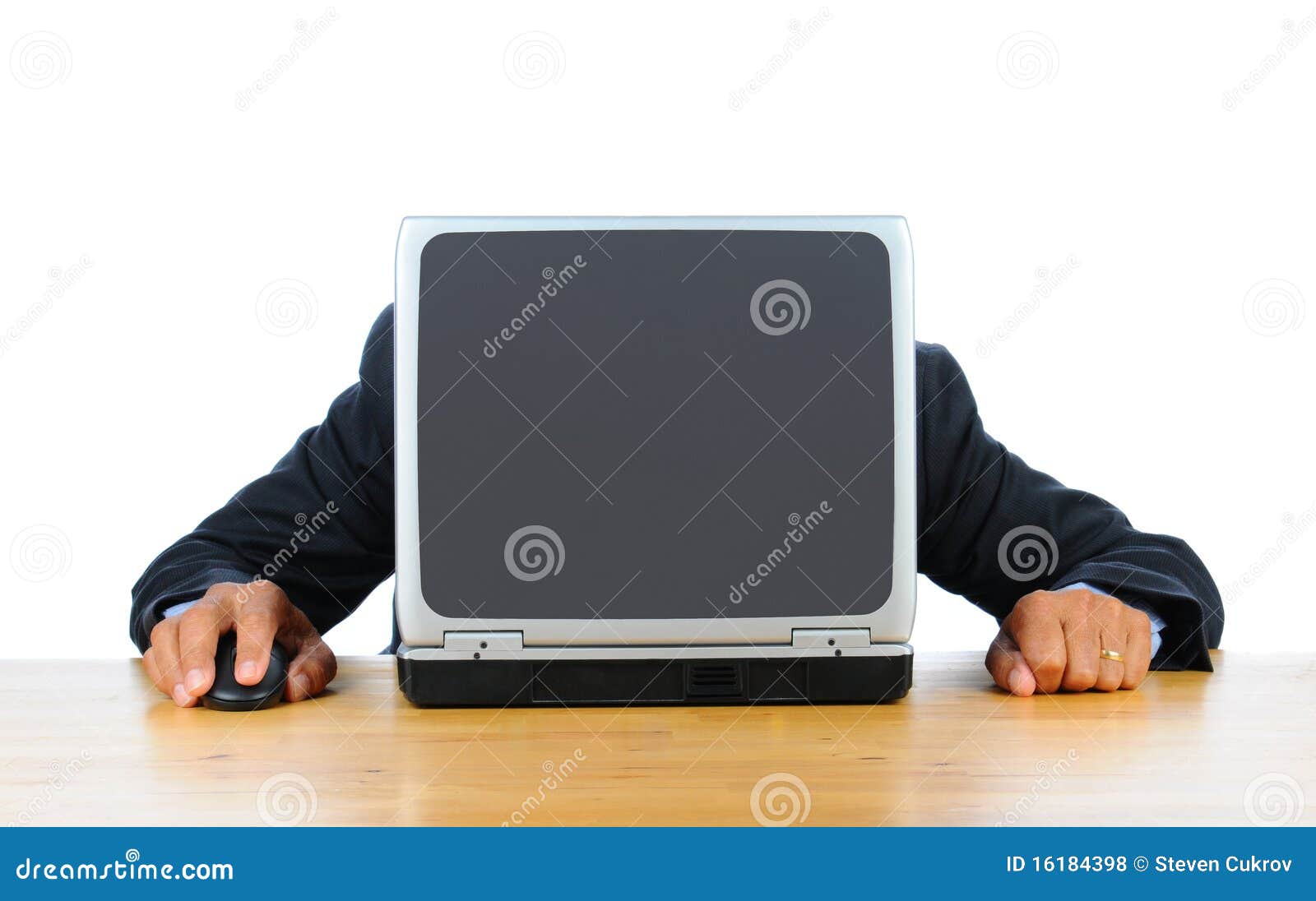 Businessman Frustrated with Technology Stock Photo - Image of arms ...