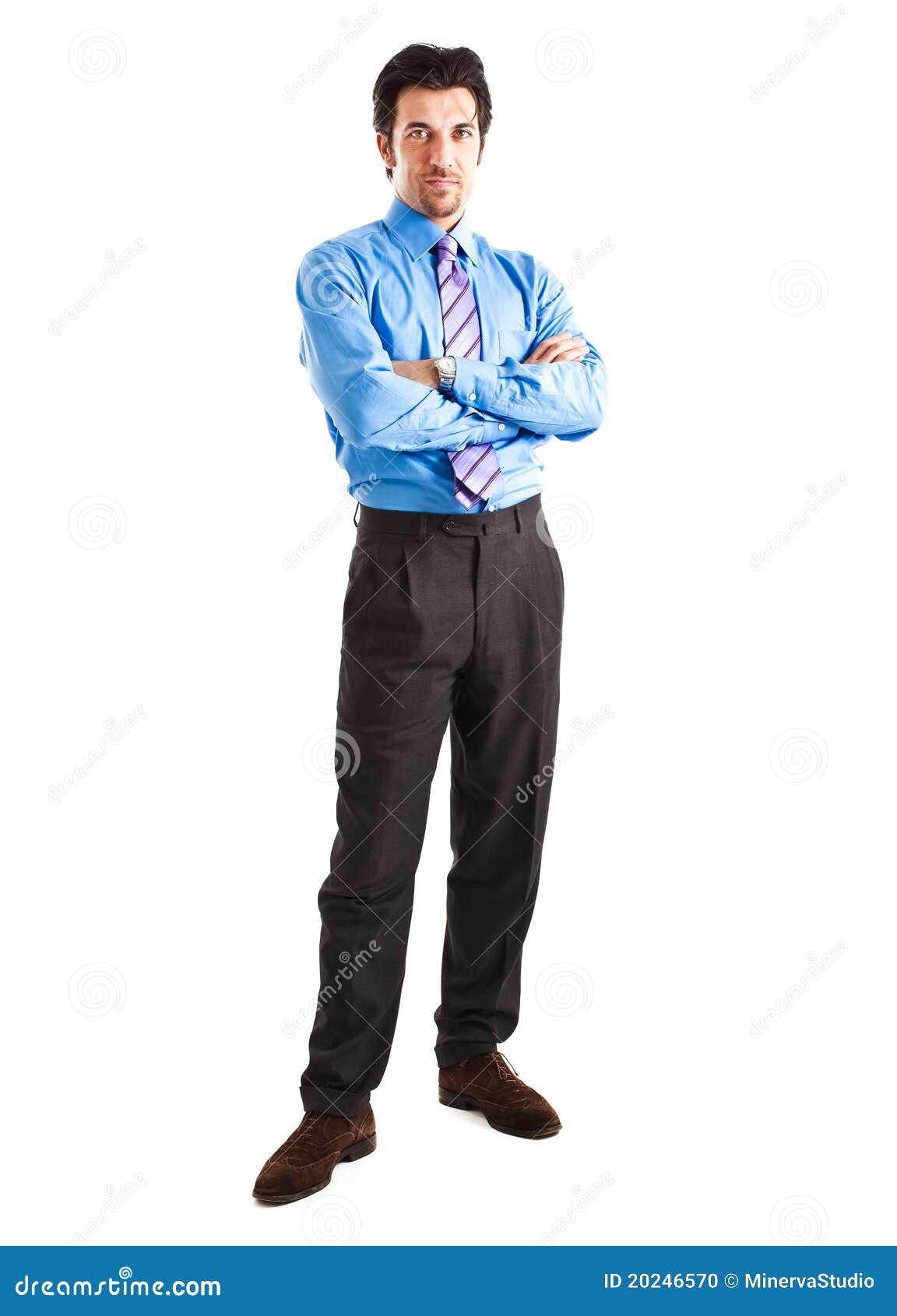 Businessman full length stock photo. Image of business - 20246570