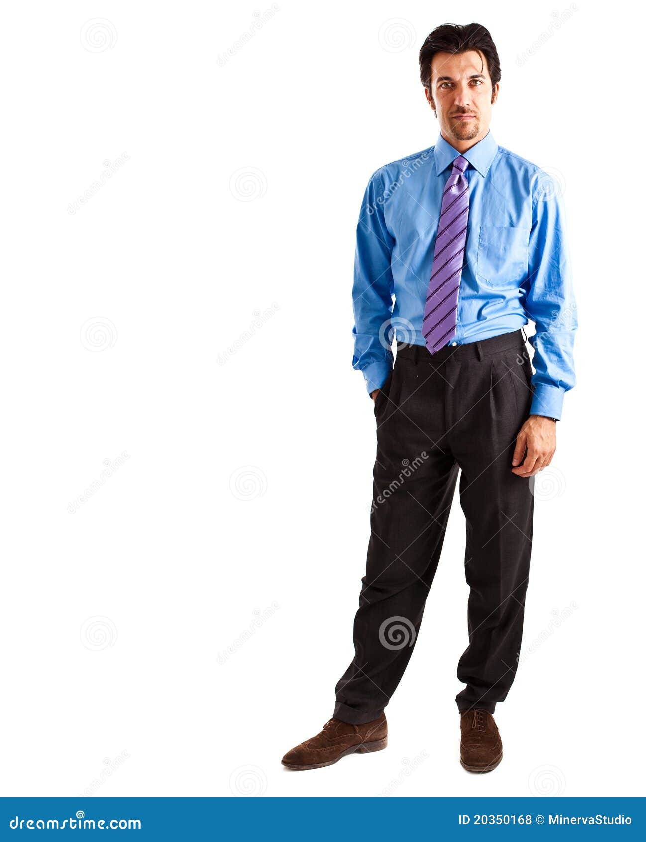 Businessman full length stock photo. Image of director - 20350168