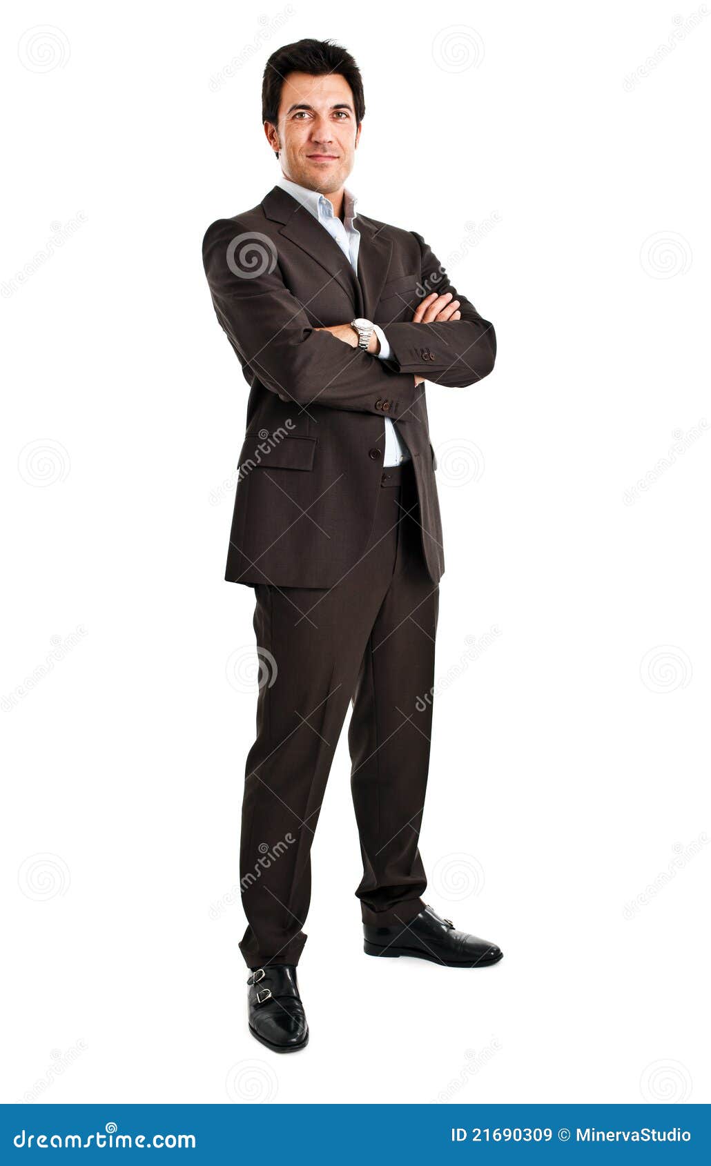 Businessman full length stock image. Image of mature - 21690309