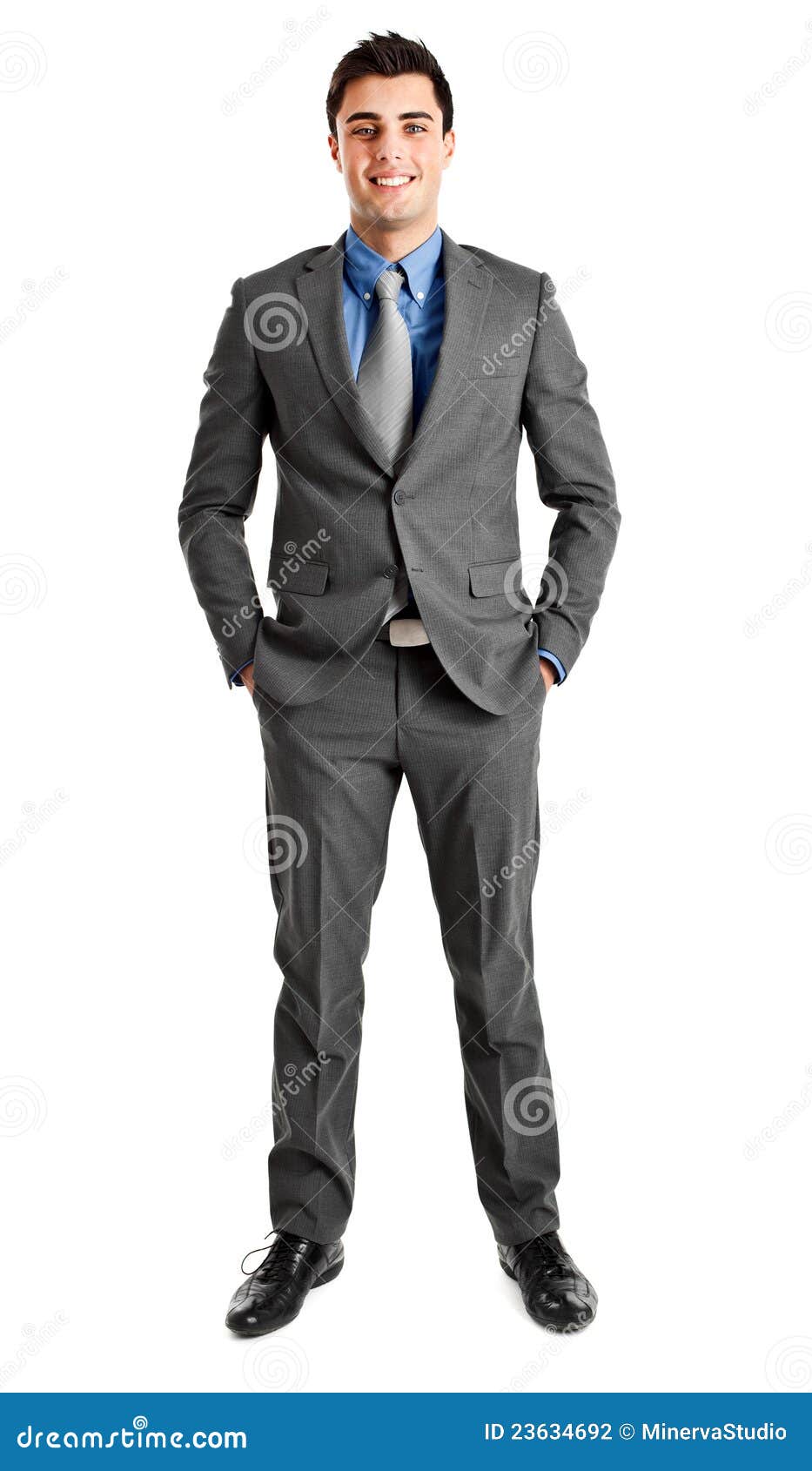 Businessman full length stock photo. Image of handsome - 23634692