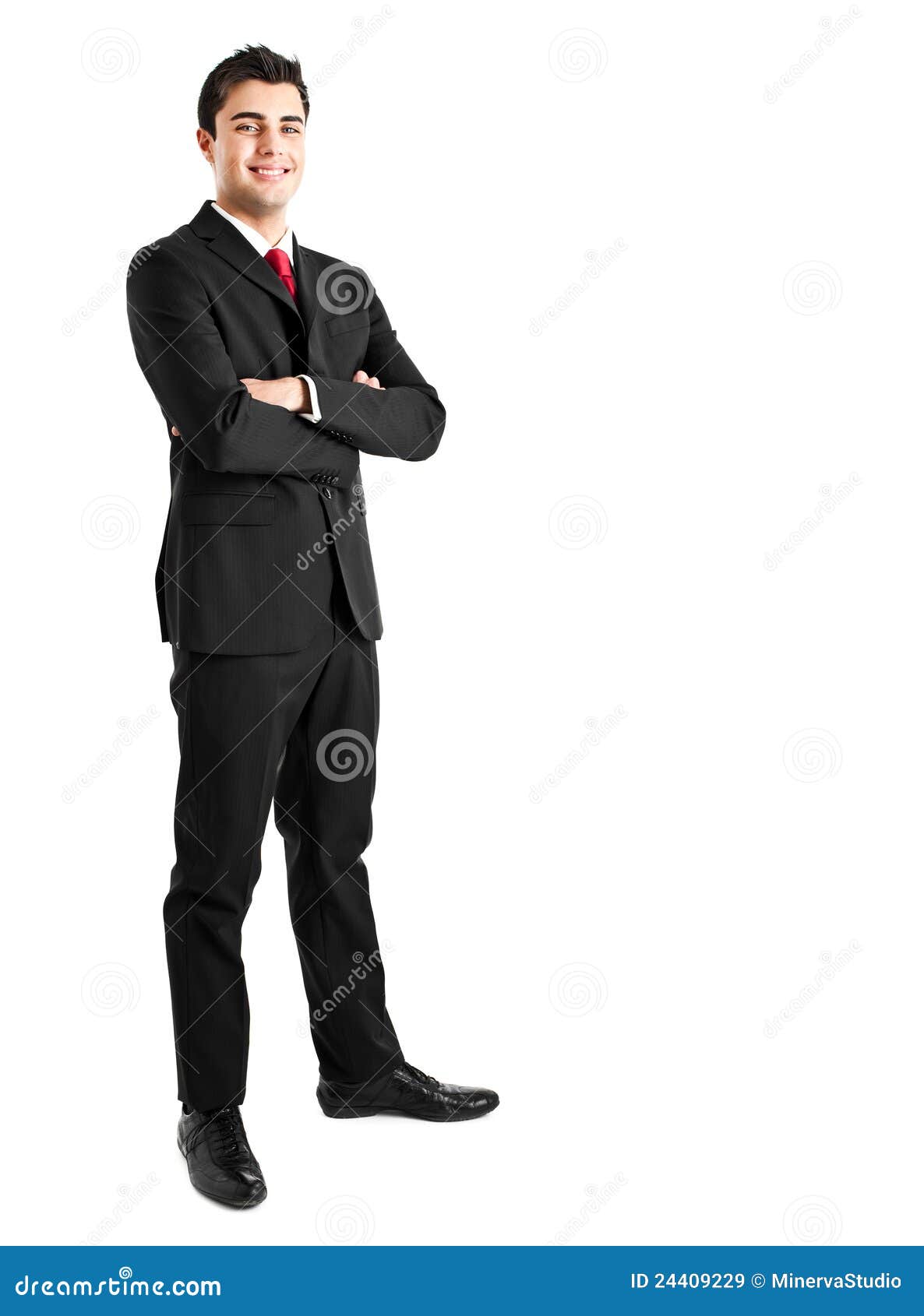 Businessman full length stock image. Image of business - 24409229