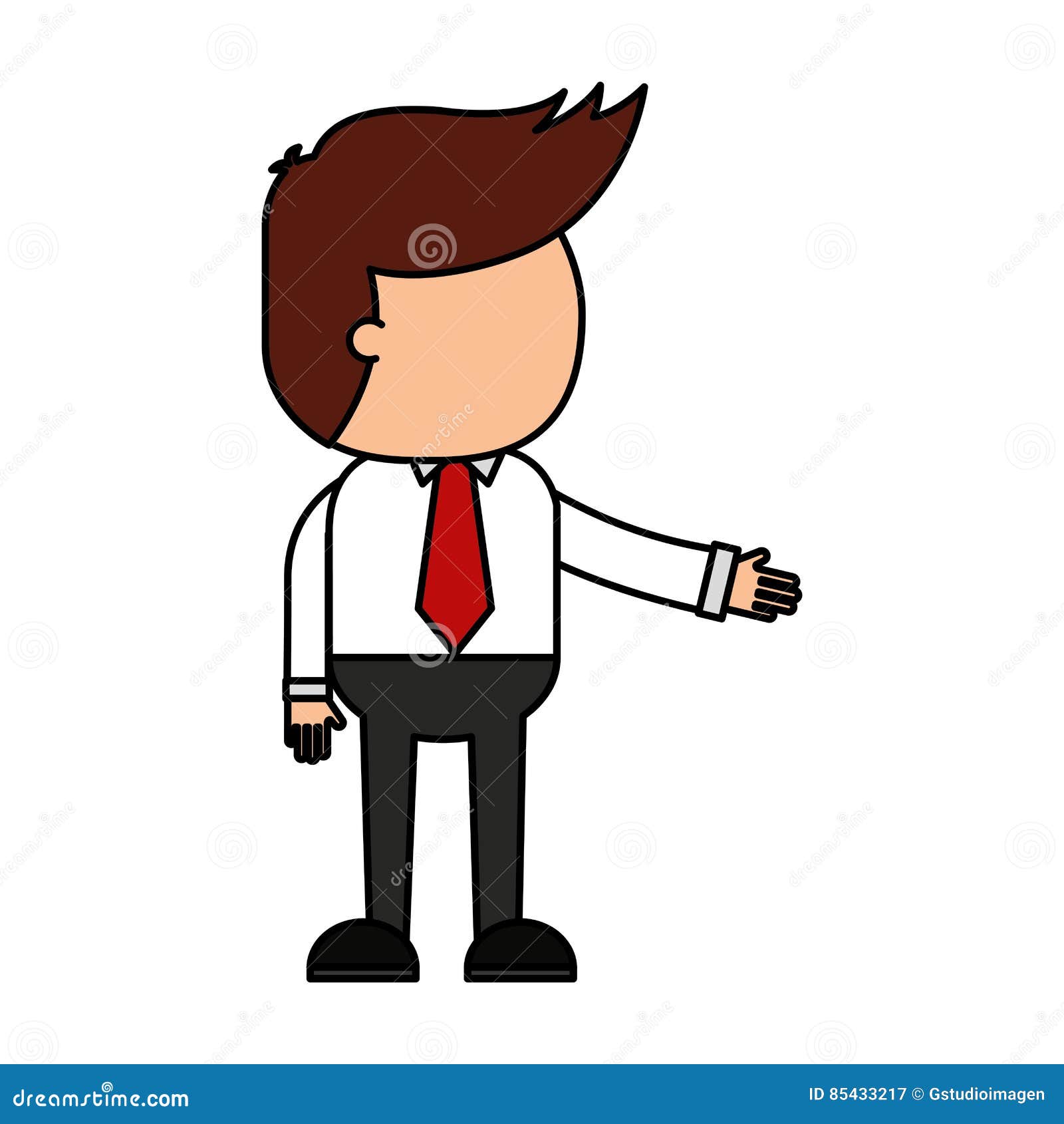 Businessman Funny Character Icon Stock Vector - Illustration of ...