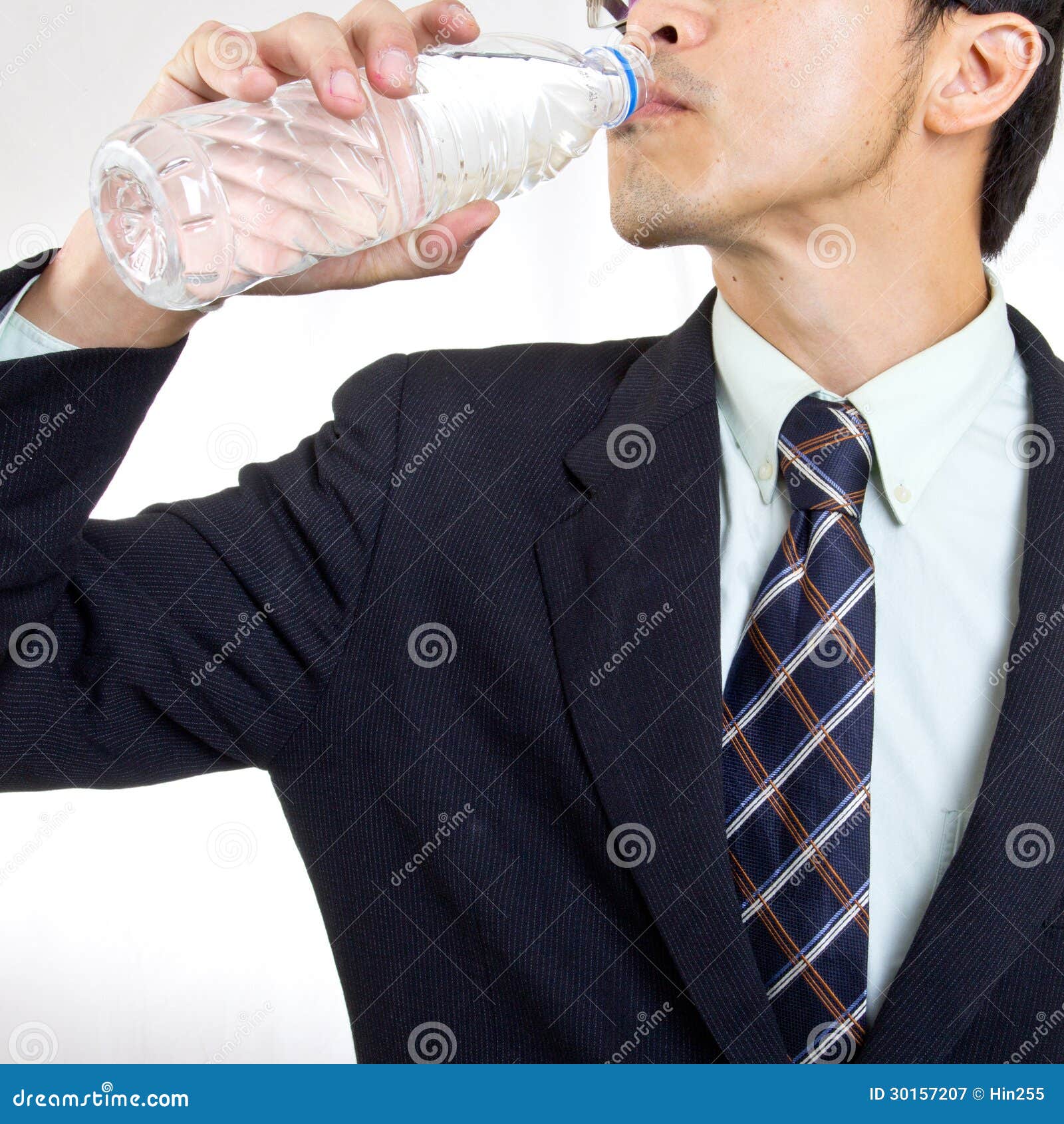 Businessman Give You Water for Drink Stock Image - Image of ...