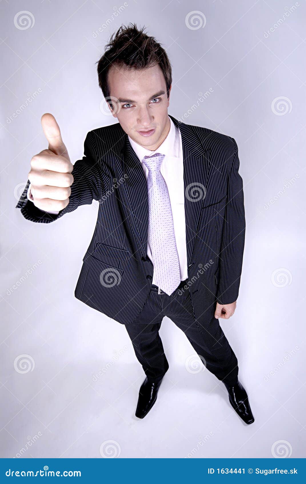 Businessman Gives Thumbs Up Stock Image - Image of executive ...