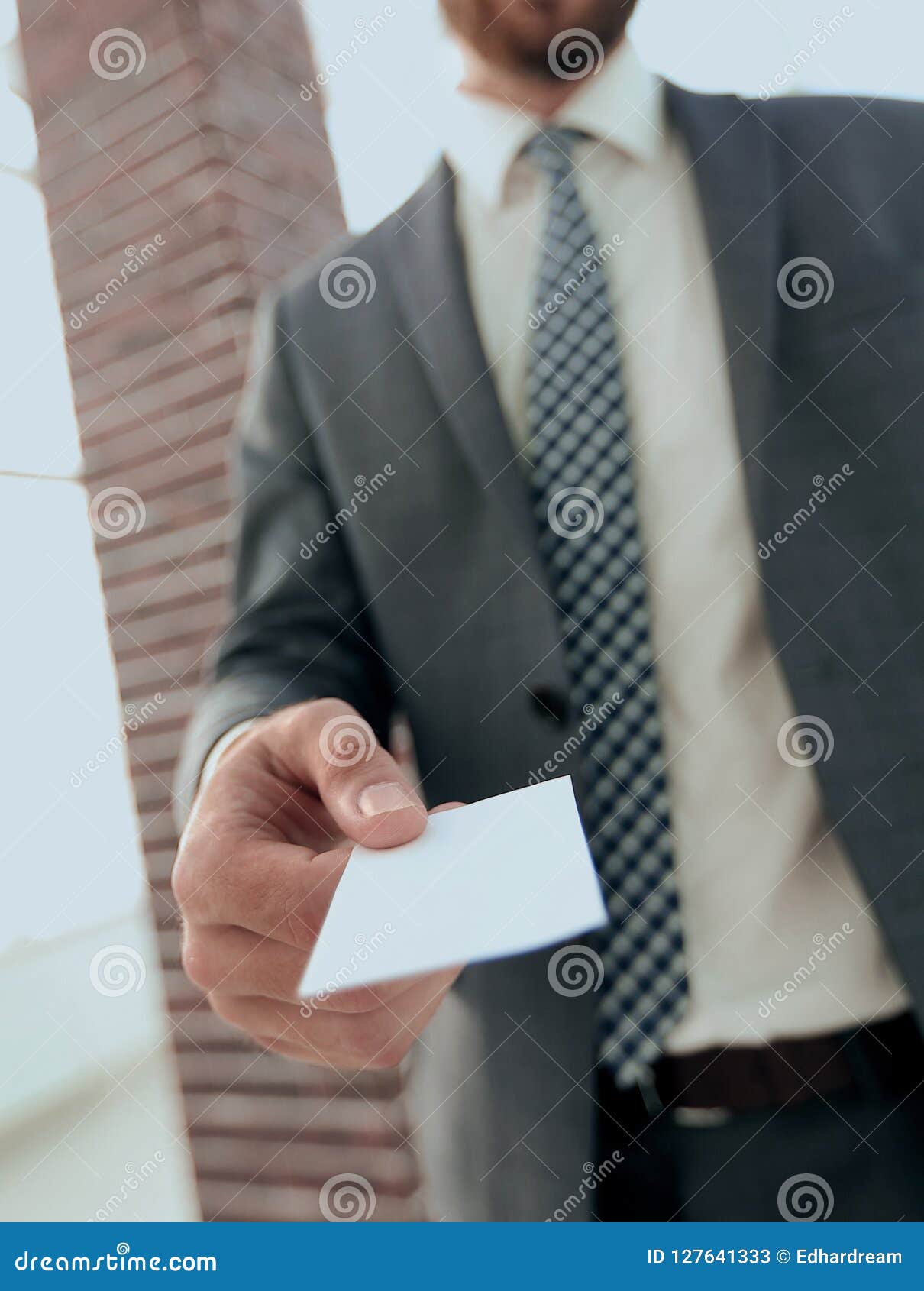 Businessman Giving a Card. Close-up Photo in Loft Office Stock Image ... Businessman Giving a Card. Close-up Photo in Loft Office Stock Image ...