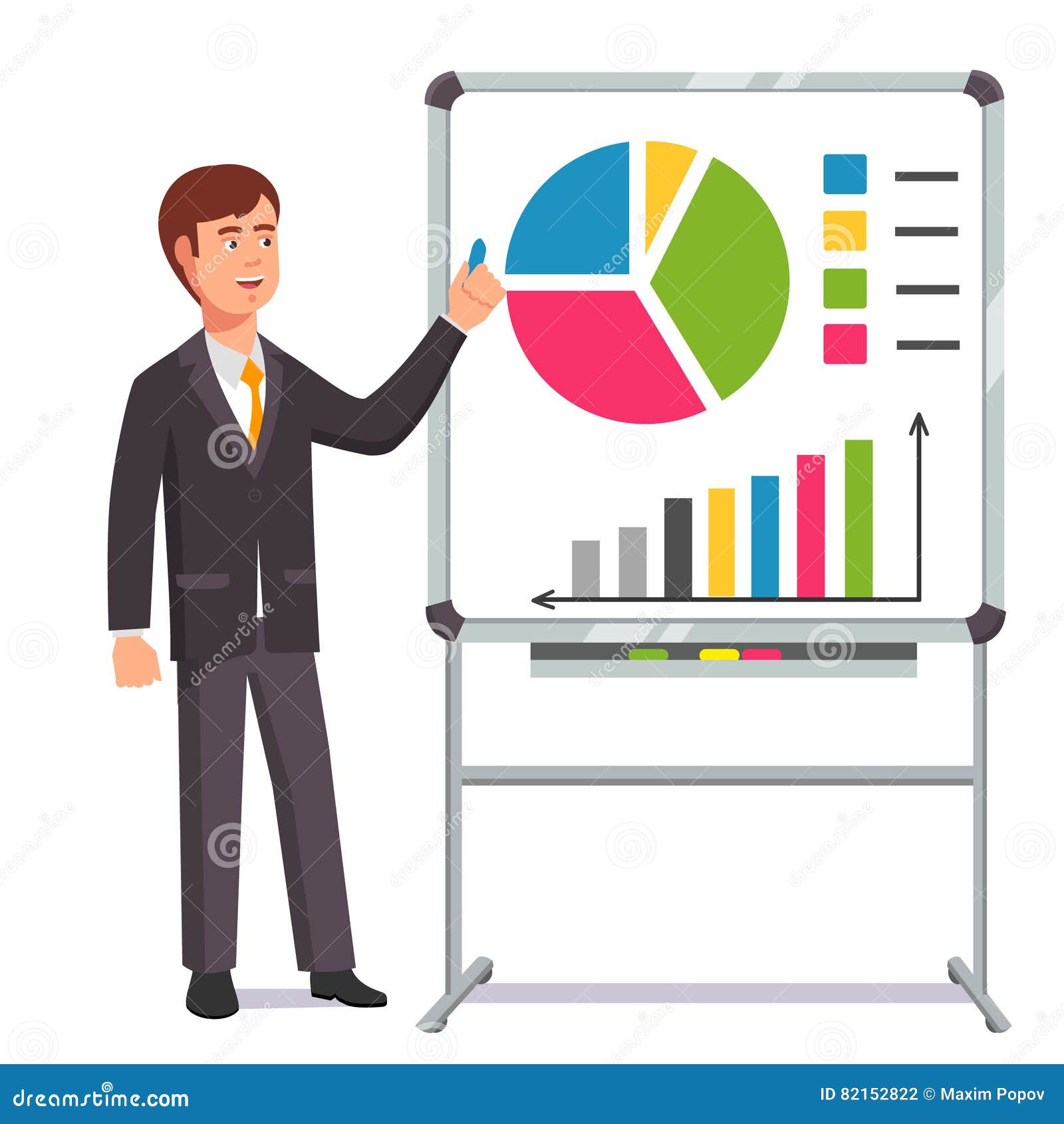 Businessman Giving a Speech Stock Vector - Illustration of board, icon ... Businessman Giving a Speech Stock Vector - Illustration of board, icon ...
