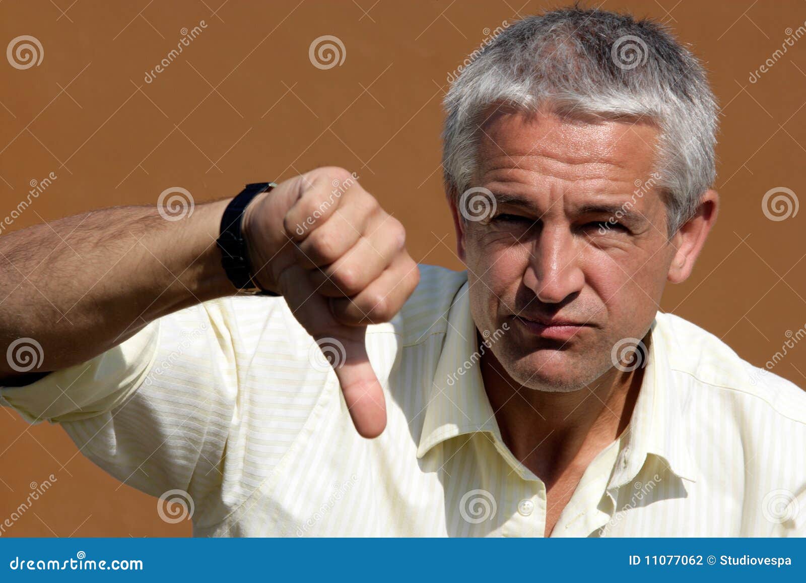 Businessman Giving Thumbs Down Stock Photo - Image of businessmen ...
