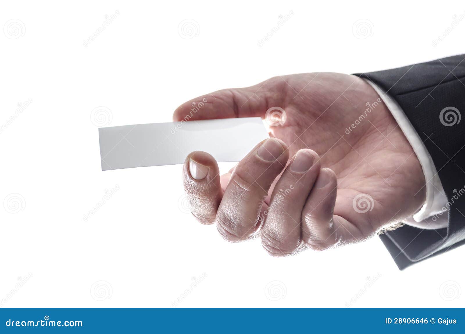 Businessman Giving a Visiting Card Stock Photo - Image of meeting, hand ...