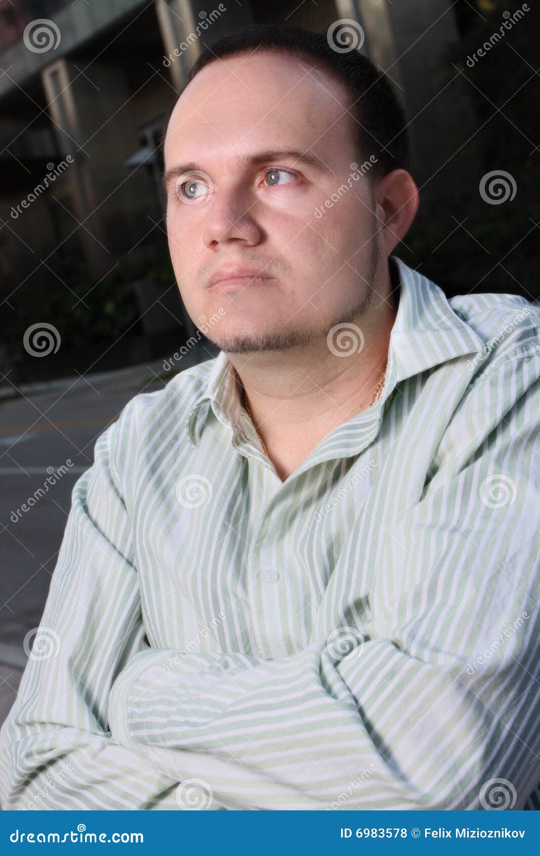 Businessman glancing away stock photo. Image of caucasian - 6983578