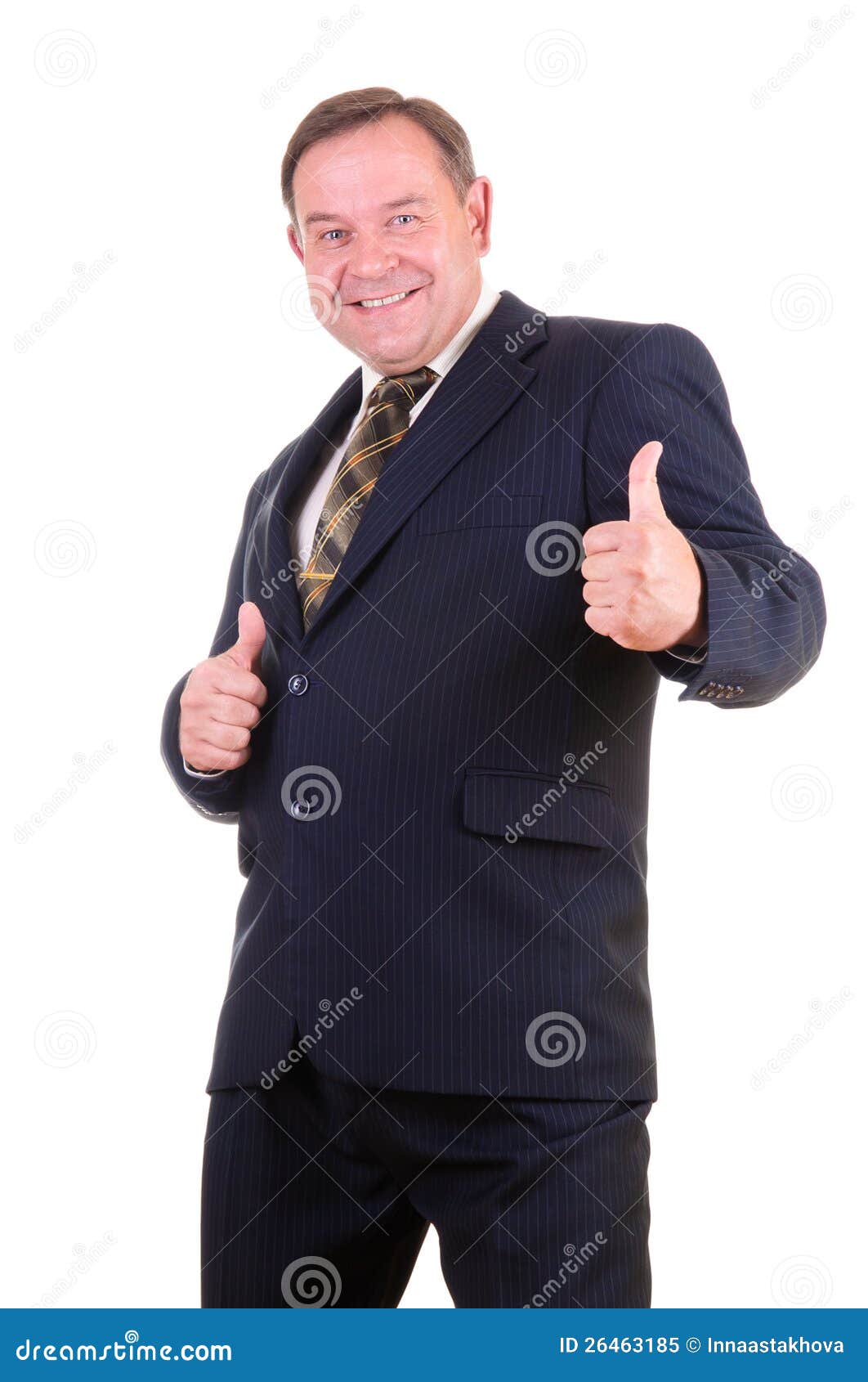 Businessman going thumb up stock image. Image of expression - 26463185