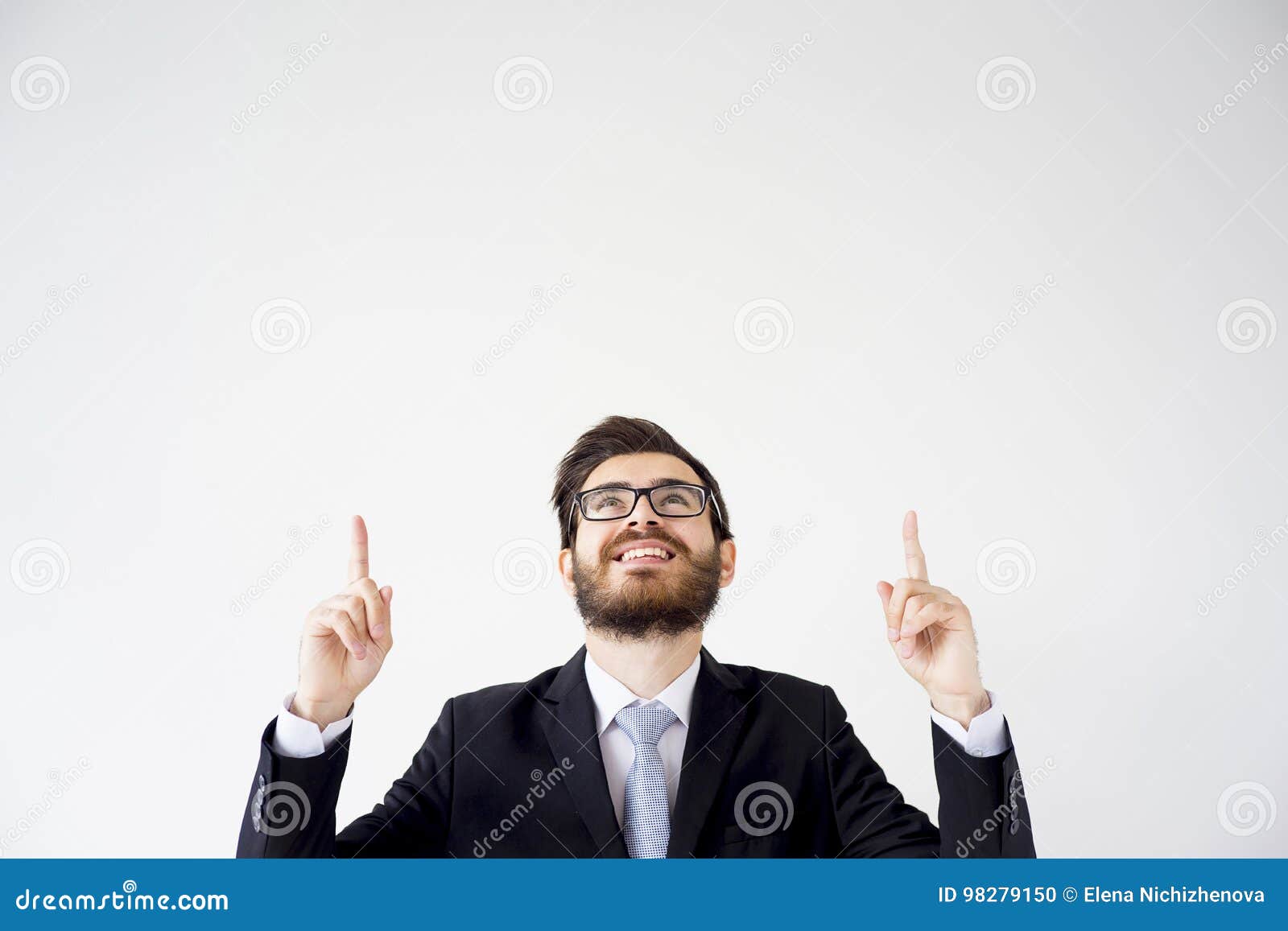Businessman got an idea stock photo. Image of career - 98279150