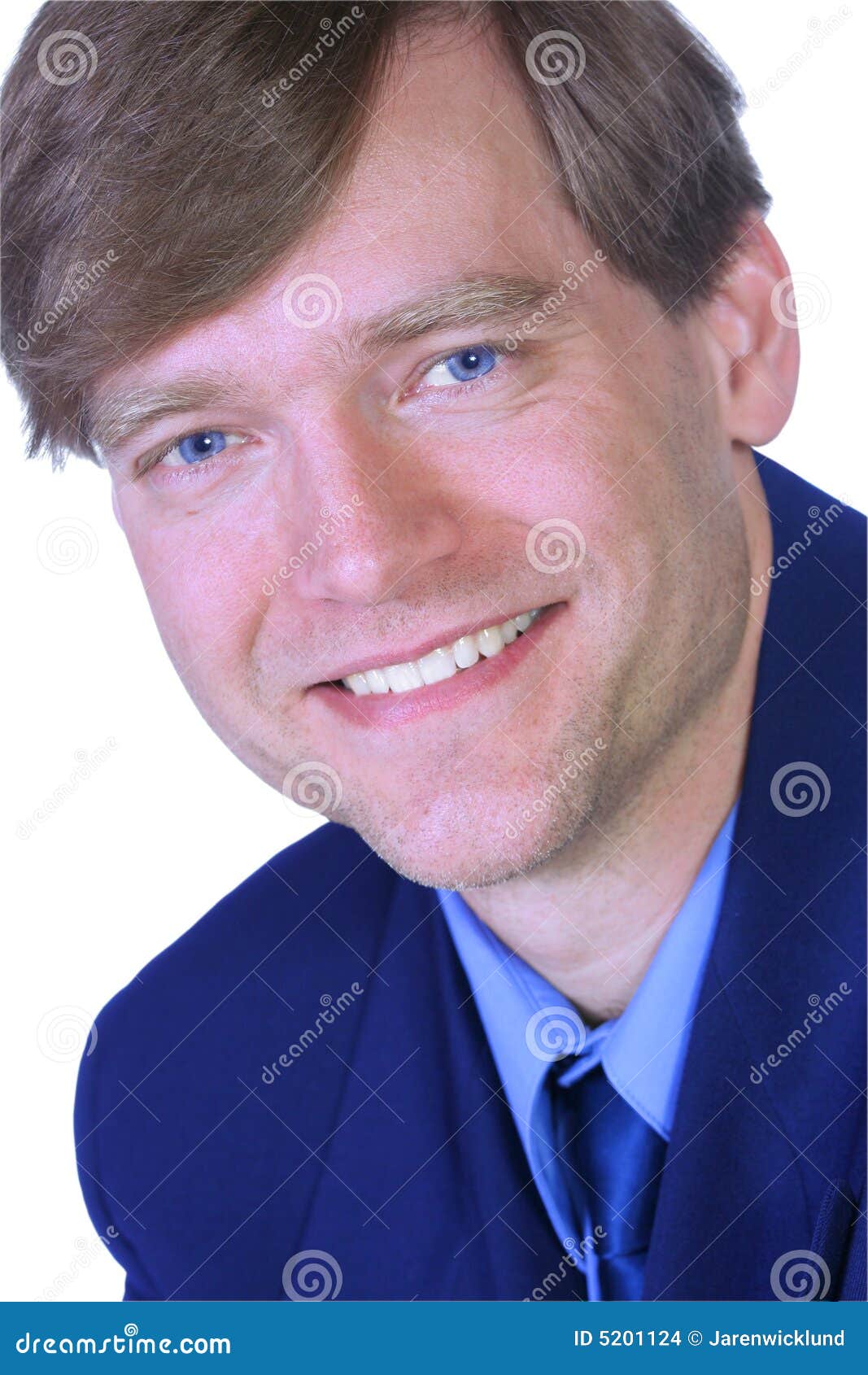 Businessman with a Great Smile Stock Photo - Image of handsome, white ...