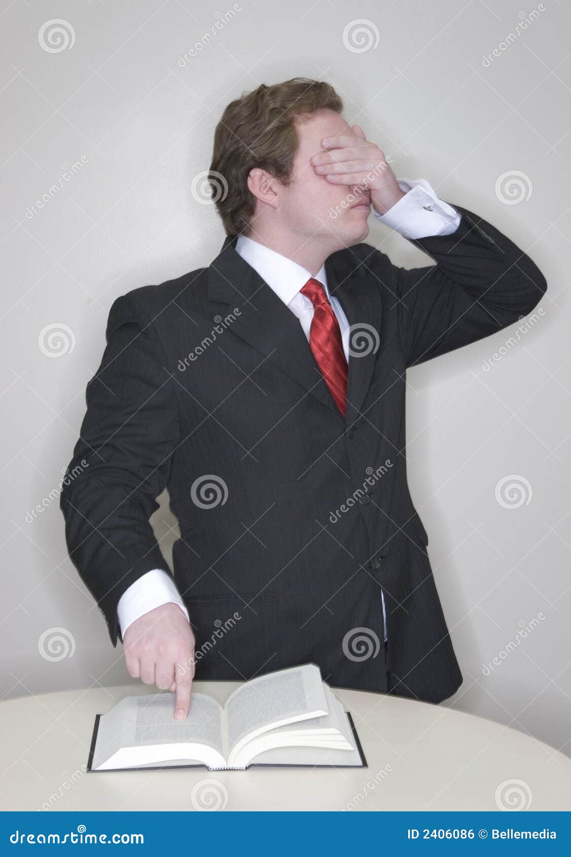 Businessman Guessing stock photo. Image of waist, standing - 2406086