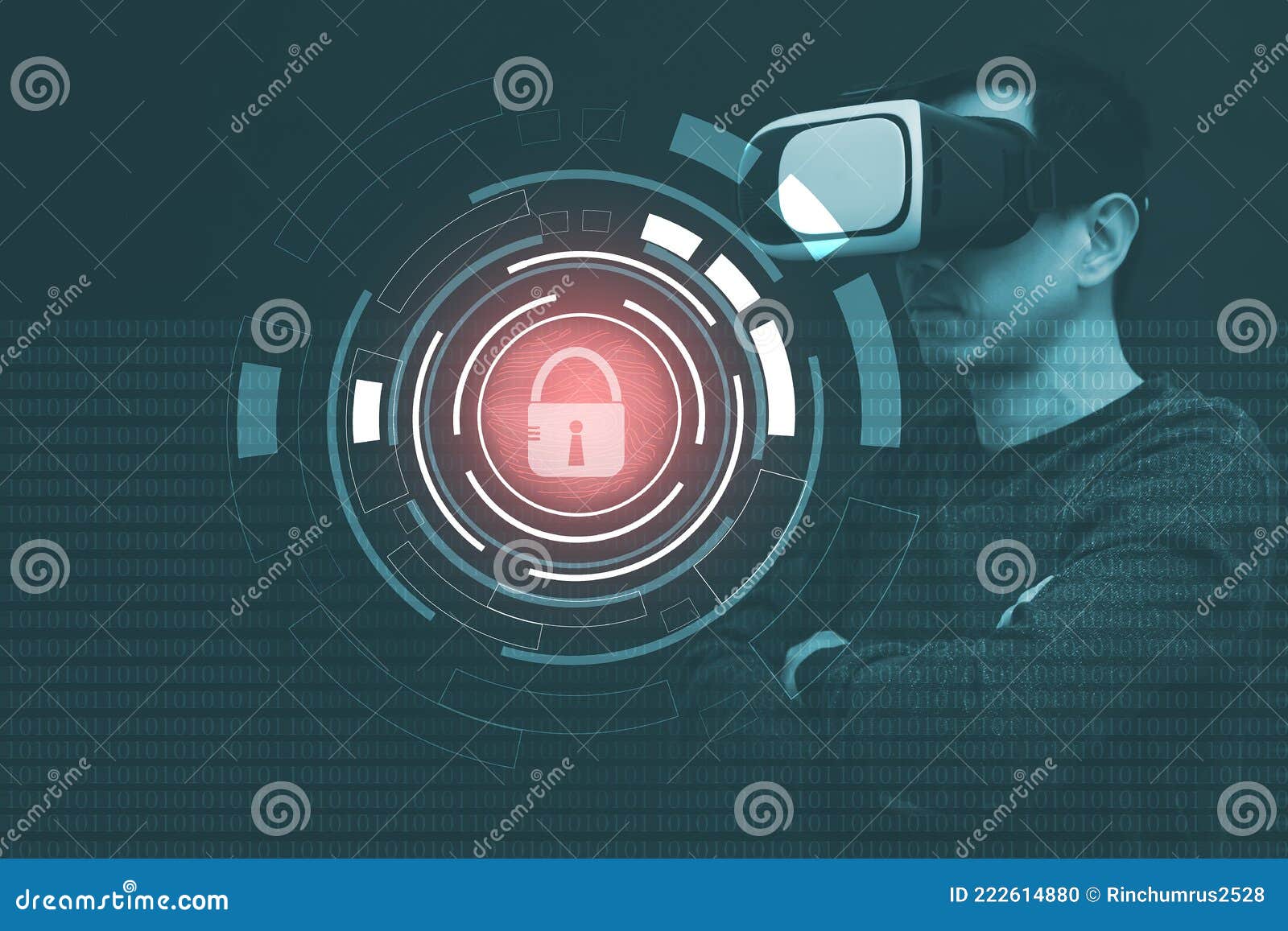 Businessman Hacker Hold Smart Phone And Touching In Graph Screen Code ...