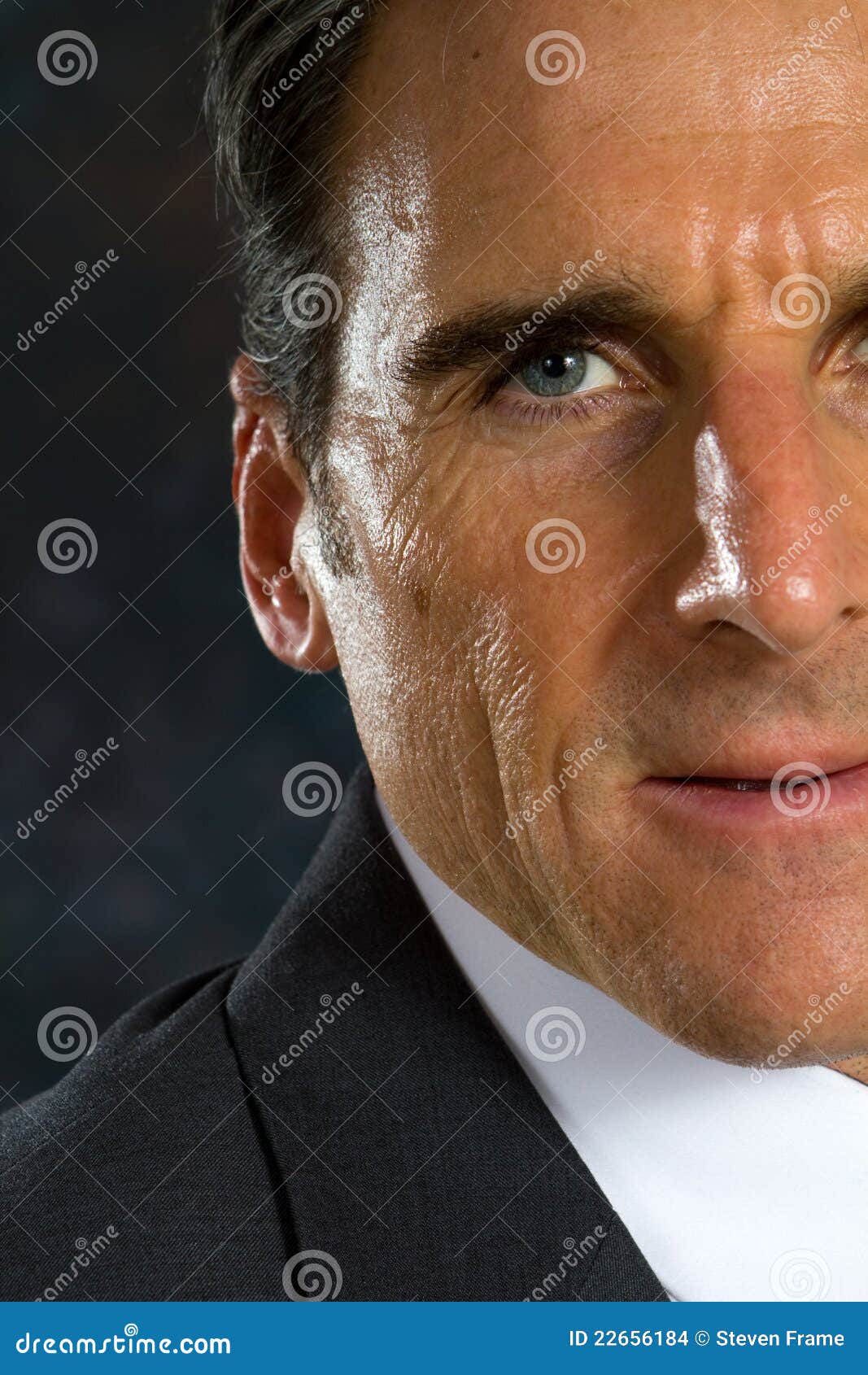 Businessman Half Face stock photo. Image of collar, serious - 22656184 Businessman Half Face stock photo. Image of collar, serious - 22656184
