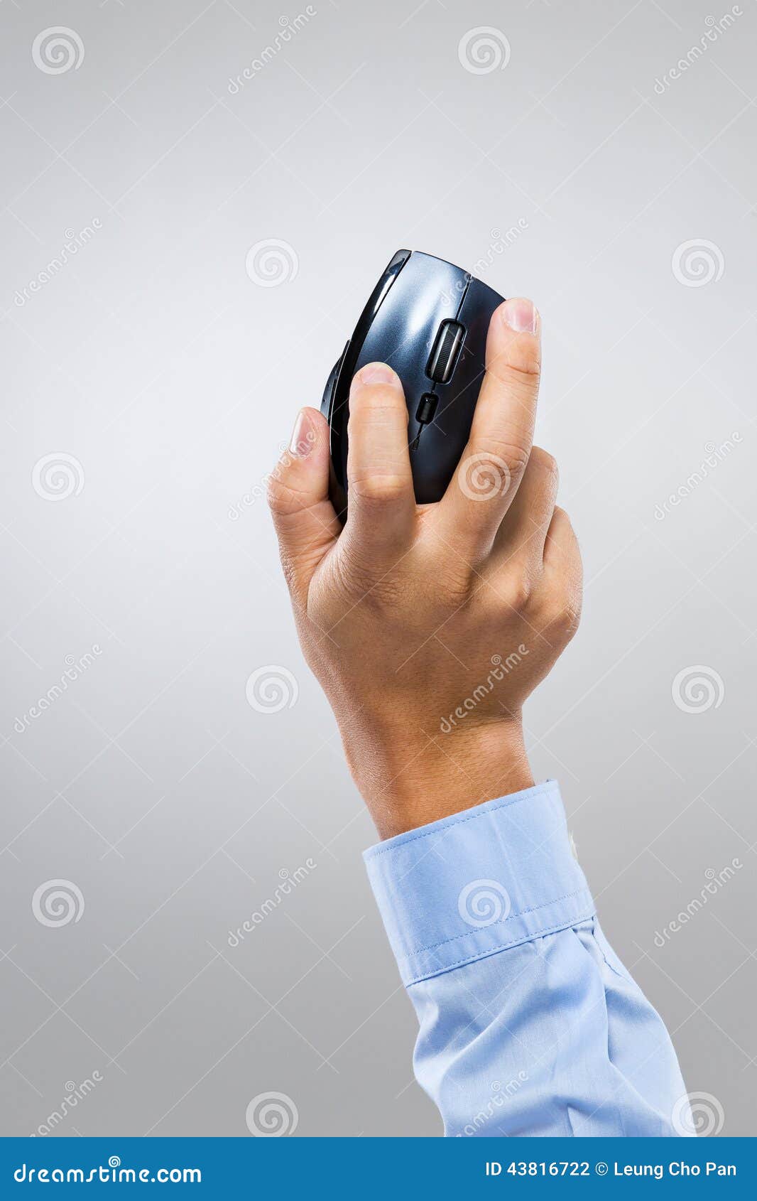 Businessman Hand Click on Mouse Stock Photo - Image of connection ...